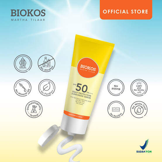 Biokos Daily Protection Sunscreen Serum SPF50 PA+++ | Lazada Indonesia