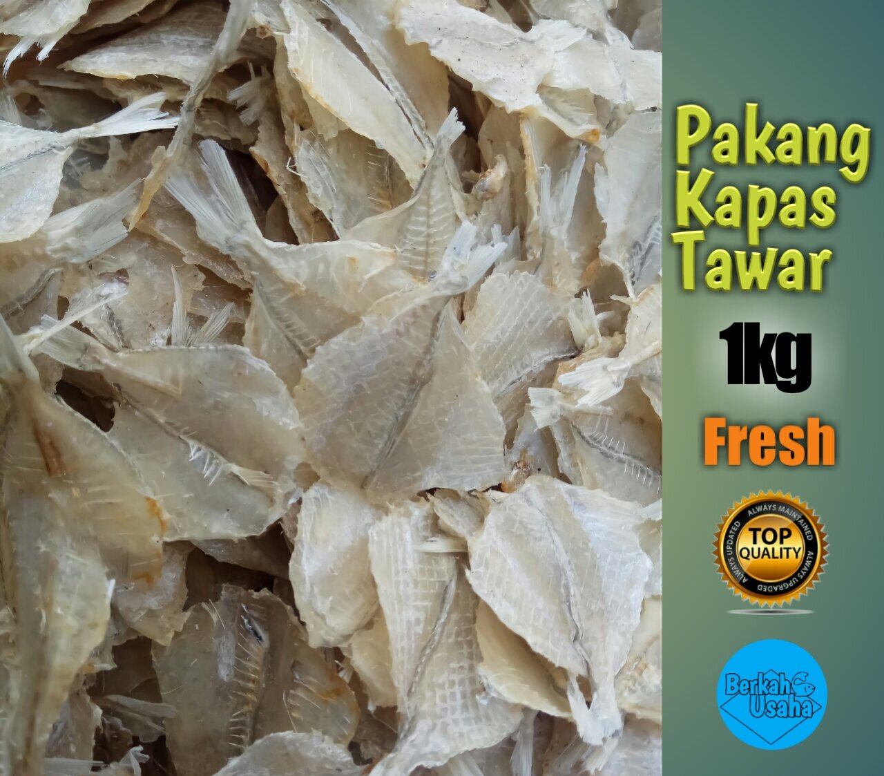 IKAN ASIN TIPIS KERUPUK PAKANG KAPASAN TAWAR per 1kg PAKANG REMBANG ...