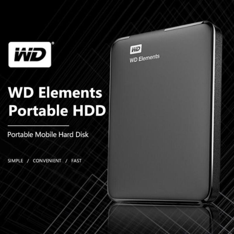 HARDISK EKSTERNAL WD ELEMENTS USB 3.0 BARU. -HDD 320GB 500GB 1TB 2TB Western Digital | Lazada ...