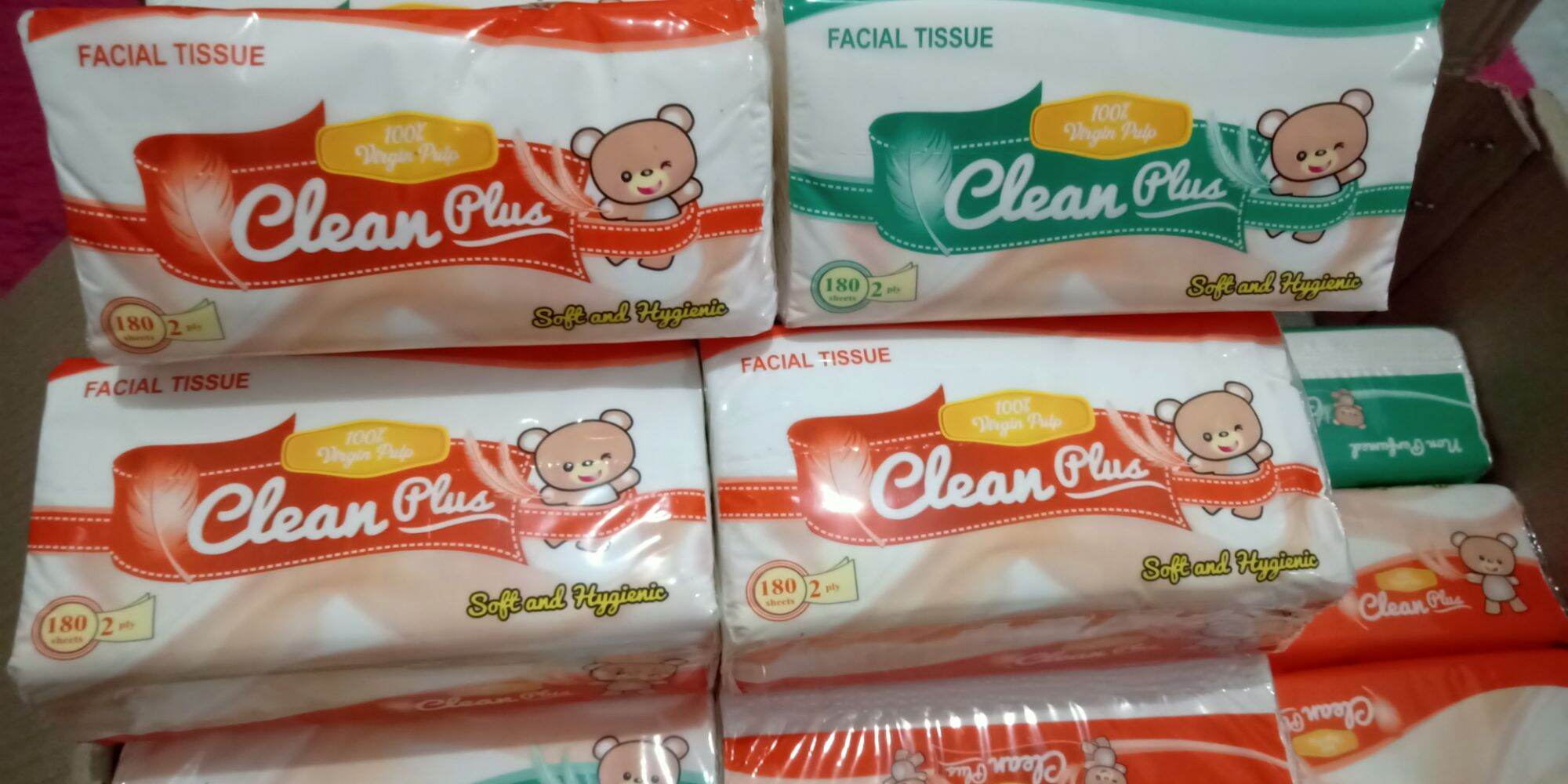 Facial Tissue. Clean Plus 180 sheet | Lazada Indonesia