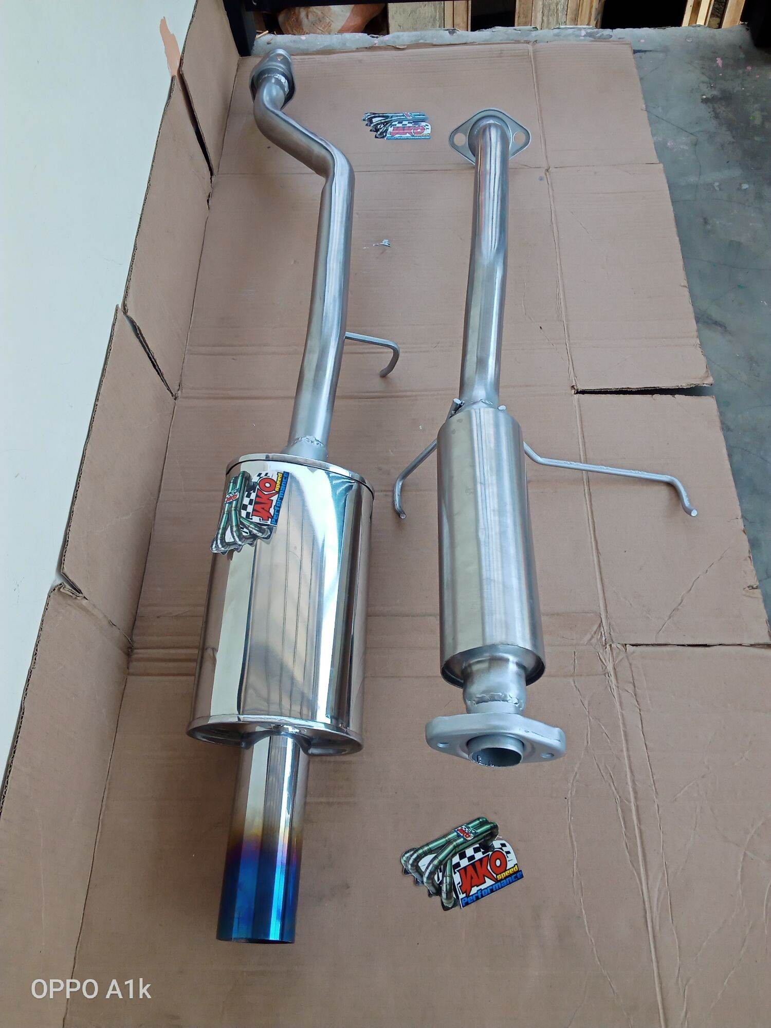 knalpot mobil all new carry tayo 2021 sistem bolt on pnp // knalpot ...