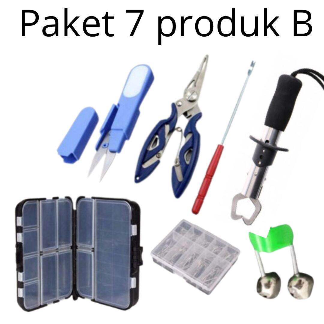 paket 7 produk alat pancing | Lazada Indonesia