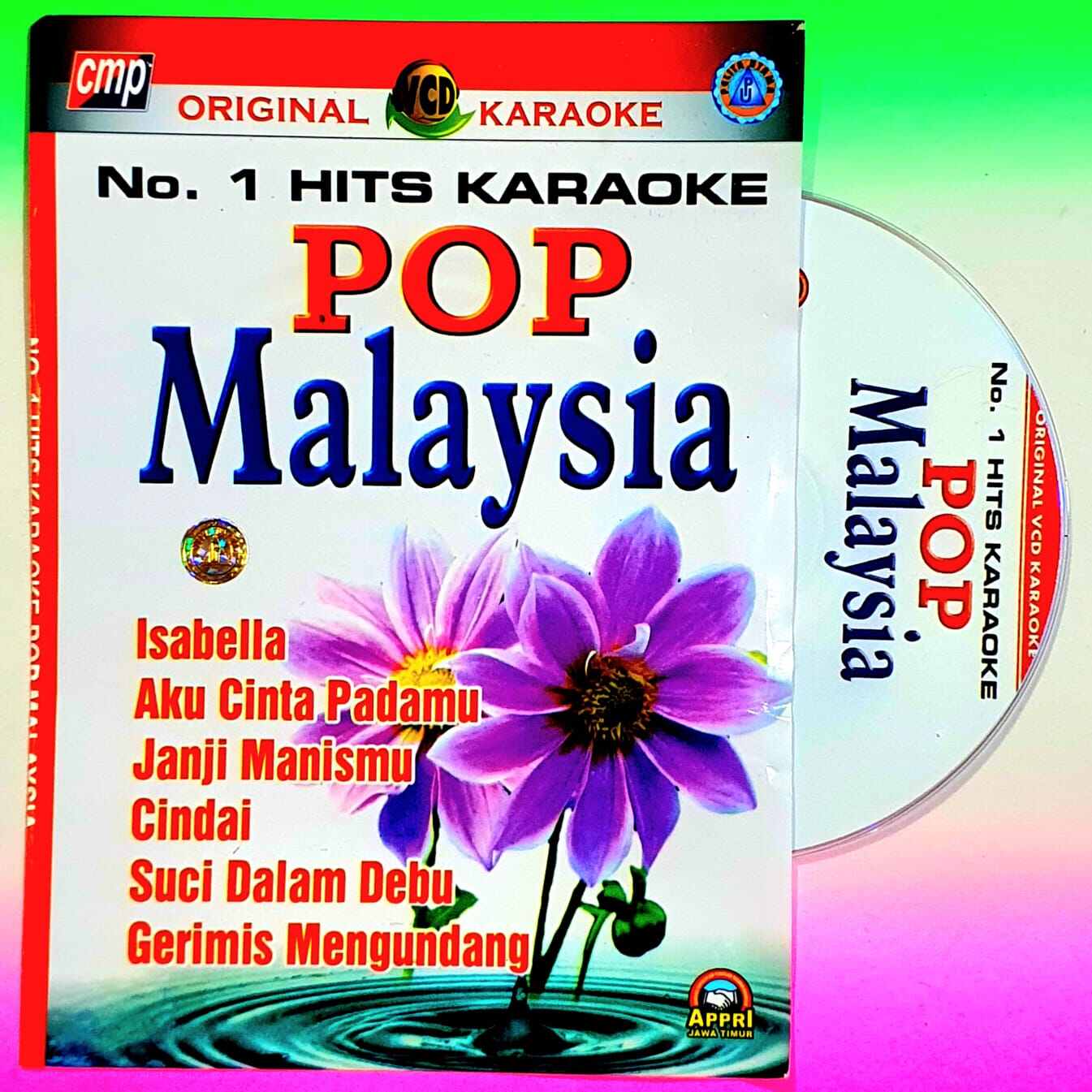 KASET ORIGINAL VCD LAGU KARAOKE MALAYSIA VOCAL ON OF AKTIF-LAGU MALAYSIA TERPOPULER-KASET DVD ...