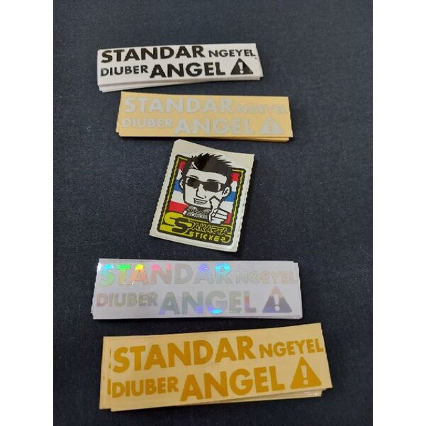 STICKER STANDAR NGEYEL DIUBER ANGEL CUTTING | Lazada Indonesia