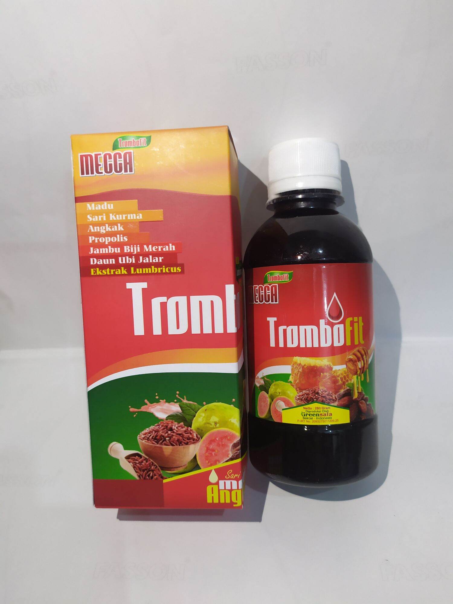 Trombofit Perpaduan Sari Kurma Madu Angkak Jambu Biji & Ubi Jalar 280gr ...