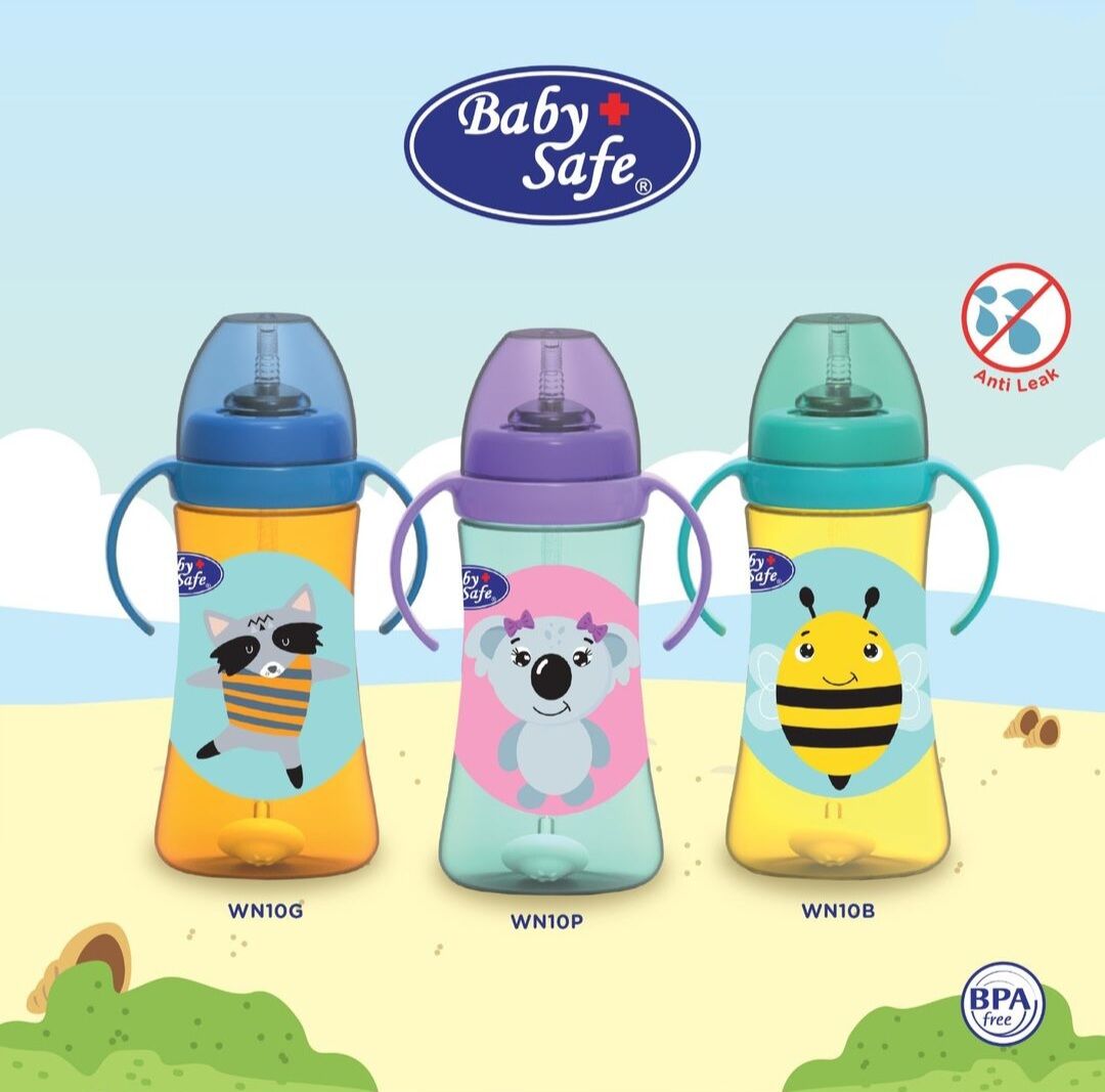 Baby Safe Botol Minum Anak WN10 250ml - Babysafe Training Straw Cup ...