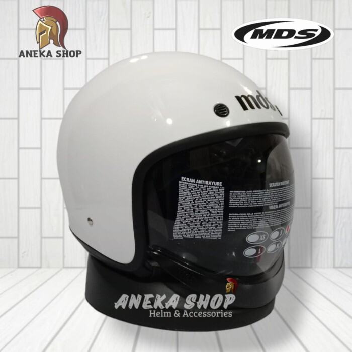 HELM MDS MAGNUM POLOS WHITE | HELM RETRO CLASSIC | HELM BOGO | SNI ...