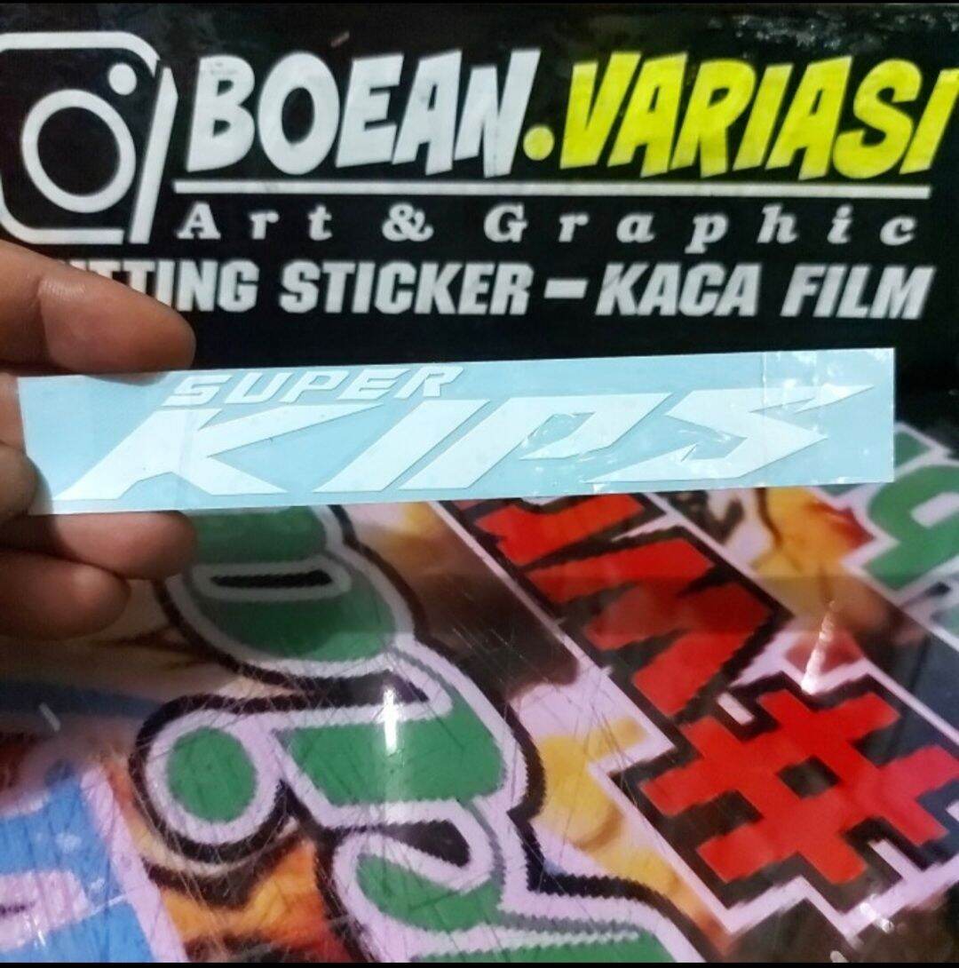 cutting sticker super kips ninja 150 new ninja 150 old | Lazada Indonesia