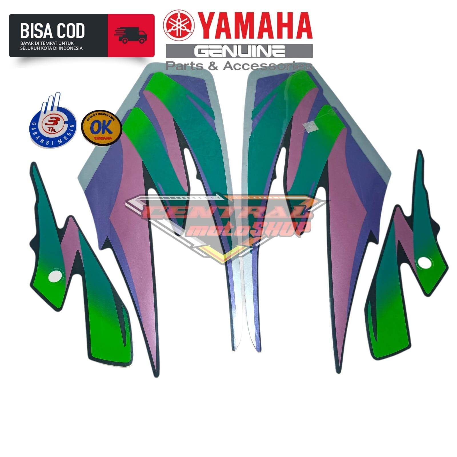 Striping rx king 1996 hijau dan emblem atau list rx king 1996 hijau ...