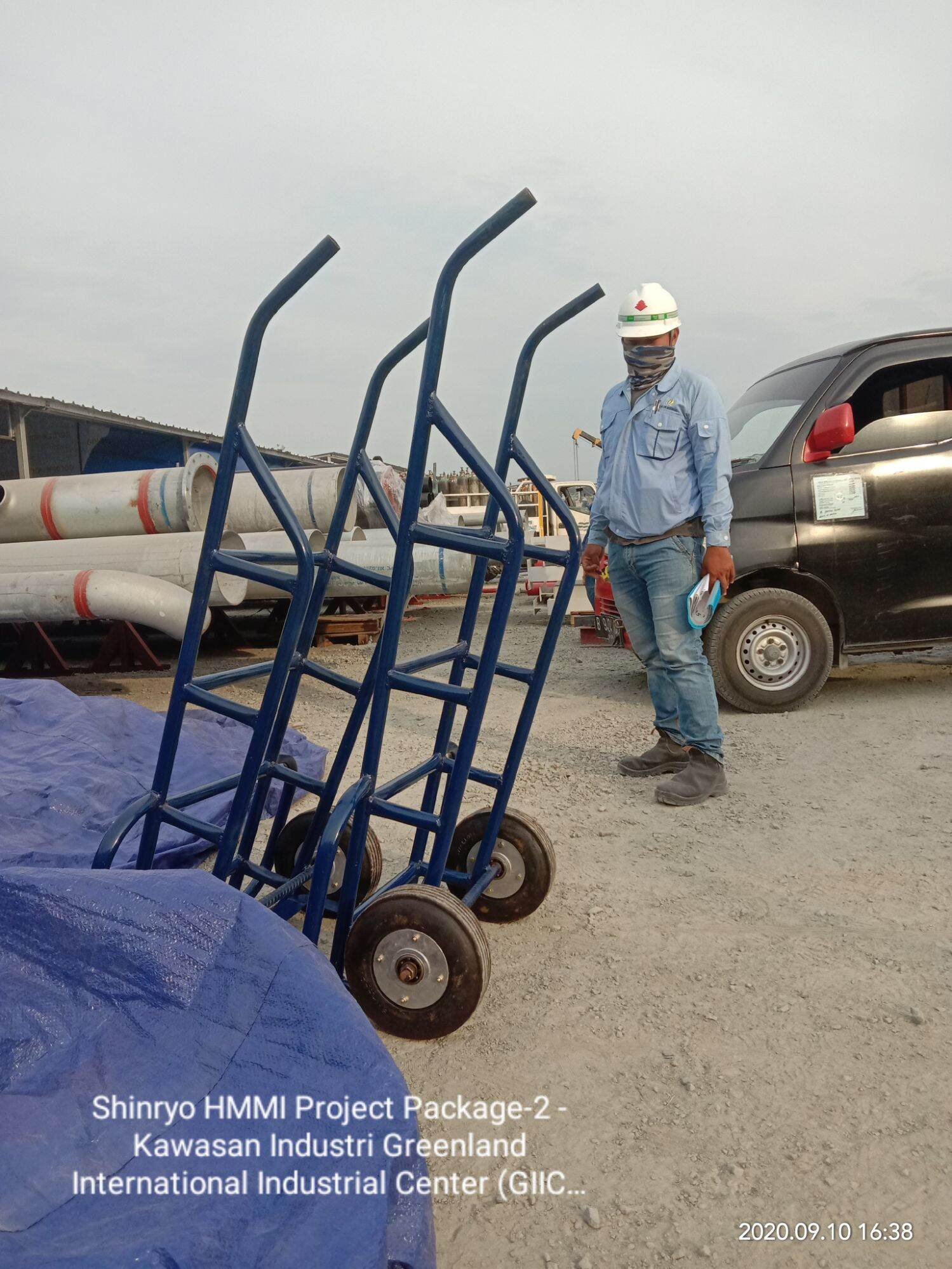 TROLI TROLY TROLLEY BARANG BERAT KAPASITAS HINGGA KURANG LEBIH 1 TON ...