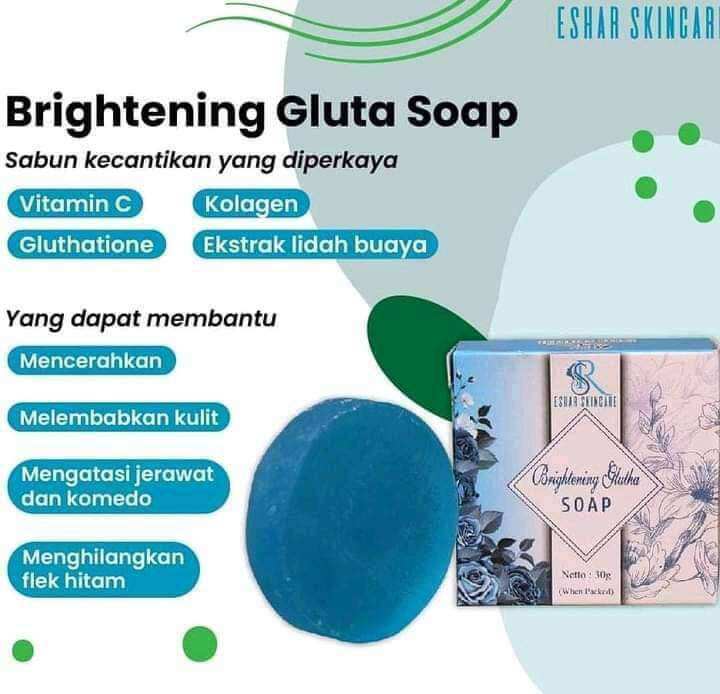 Sabun Eshar Brightening soap sabun wajah dan badan Halal dab bpom ...