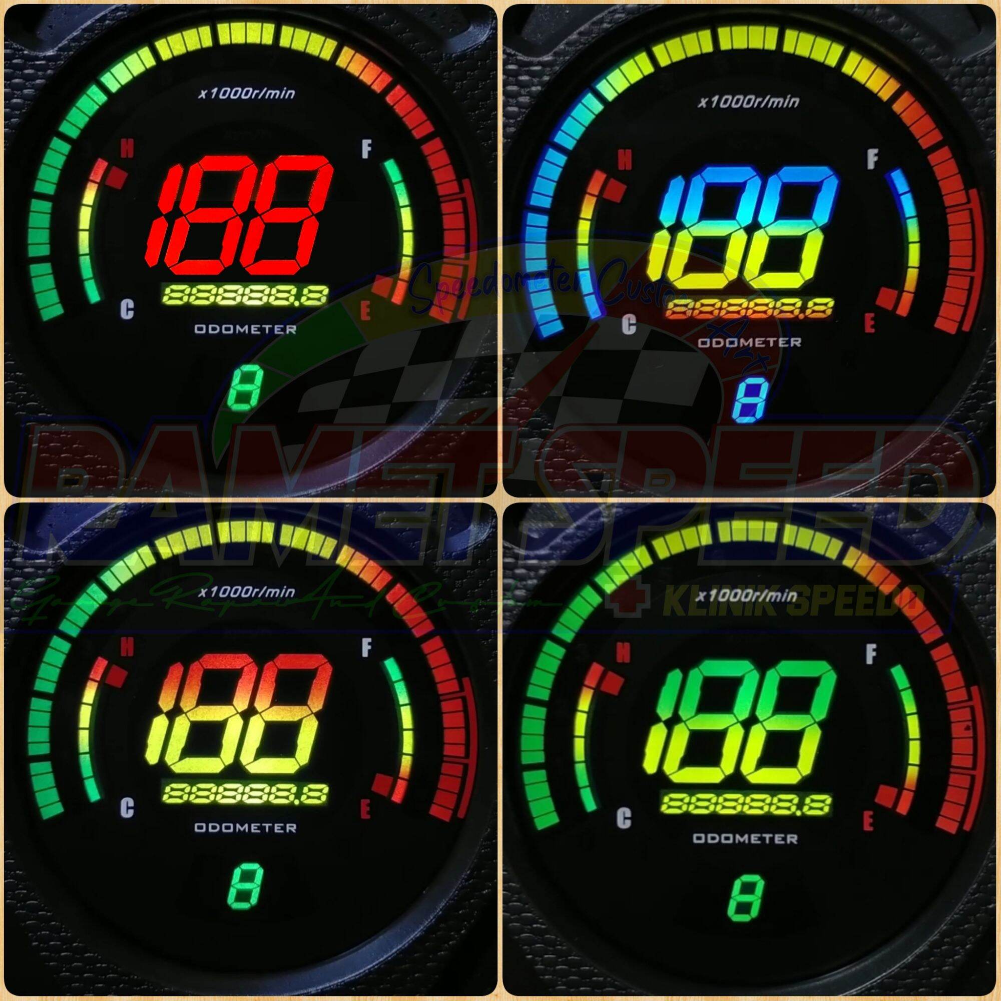 Polarizer custom speedometer Honda CS1 polaris speedometer honda cs1 ...