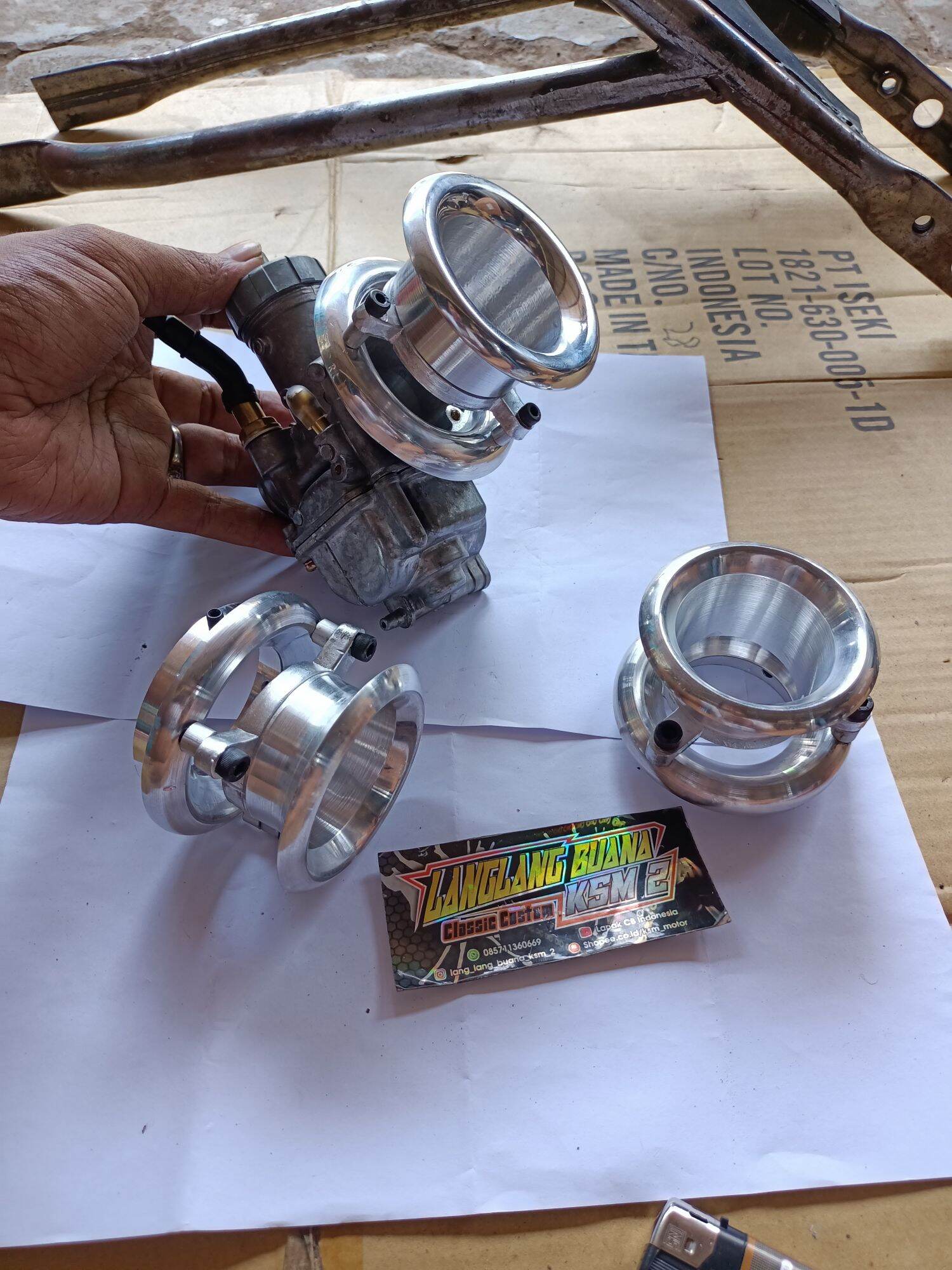 Velocity corong karburator PWK 30/28 tumpuk 2 STAGE | Lazada Indonesia