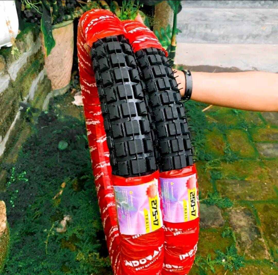 ban trail depan belakang ukuran 250-17 dan 275-17 ban supra revo vega ...