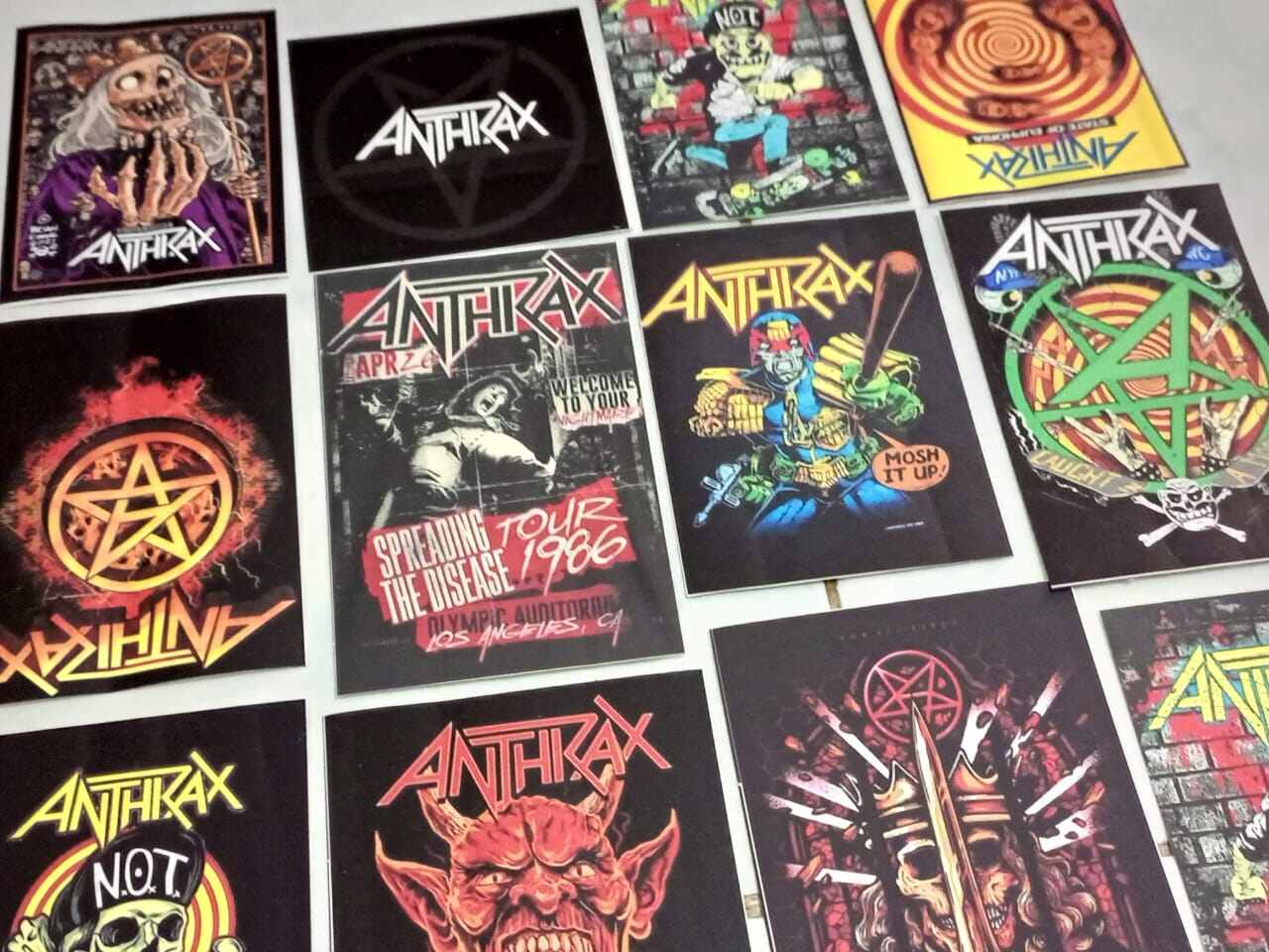 Stiker Anthrax Band Trash Metal Vinyl Decals Sticker Pack | Lazada Indonesia
