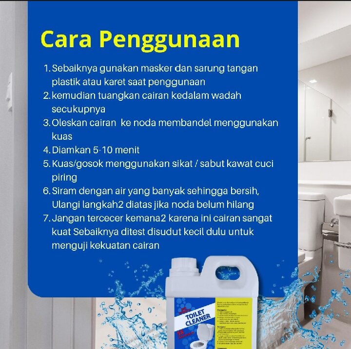 SONIC oilet Cleaner Gratis Kuas dan Sarung tangan Cairan Pembersih Noda ...