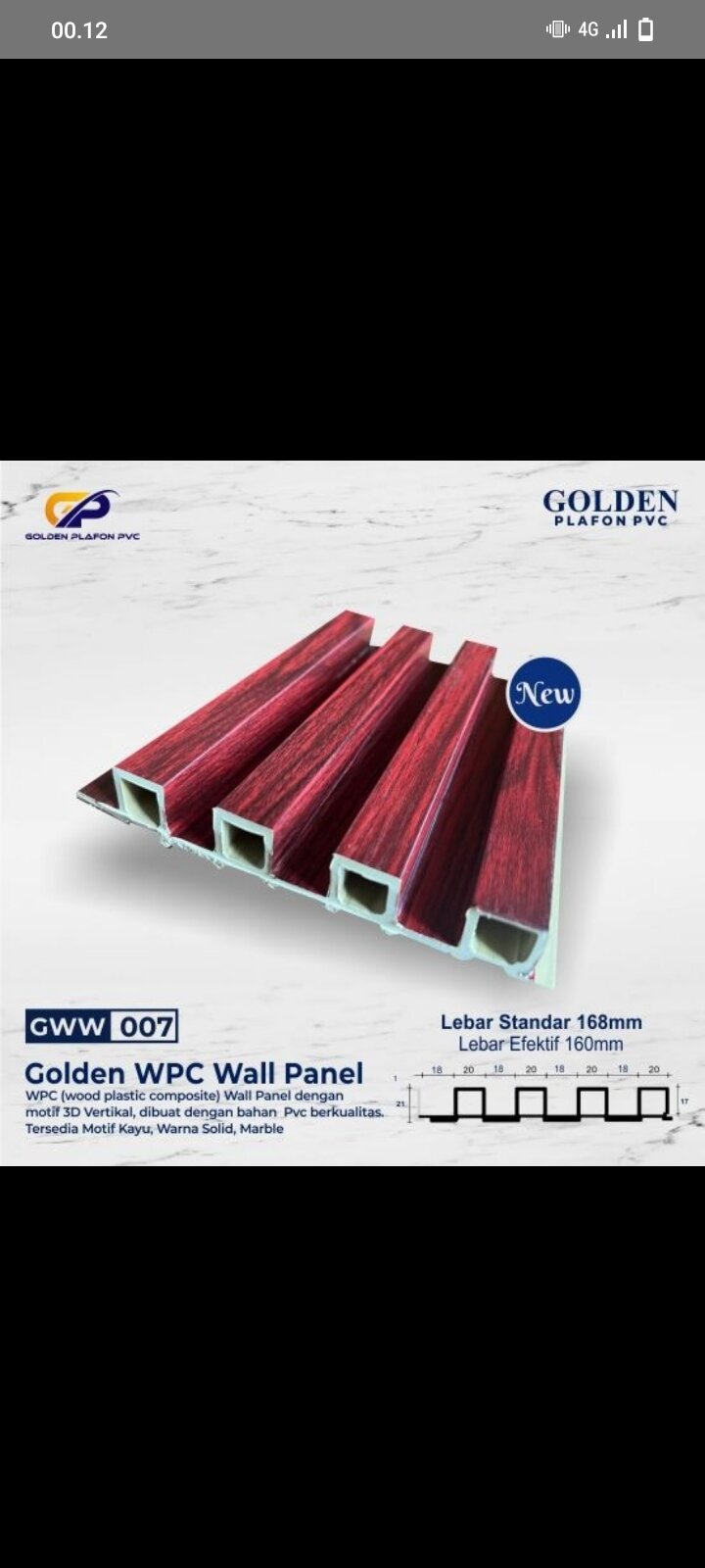 wall panel wpc dinding | Lazada Indonesia