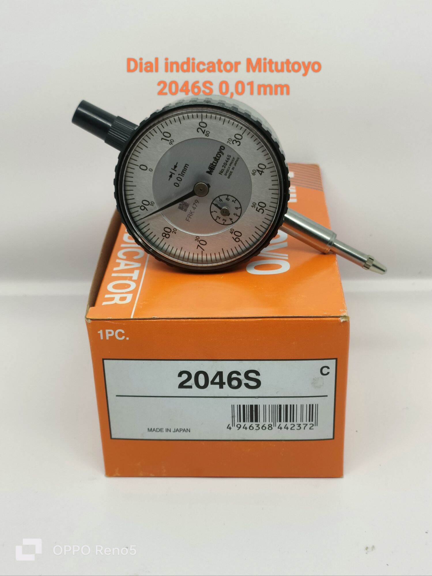 Mitutoyo 2046S Dial Indicator Ketelitian 0,01mm MADE IN JAPAN | Lazada ...