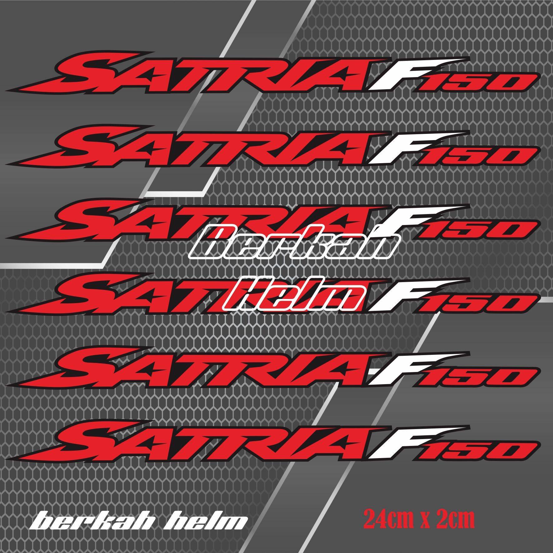 STIKER EMBLEM SATRIA F 150 | Lazada Indonesia