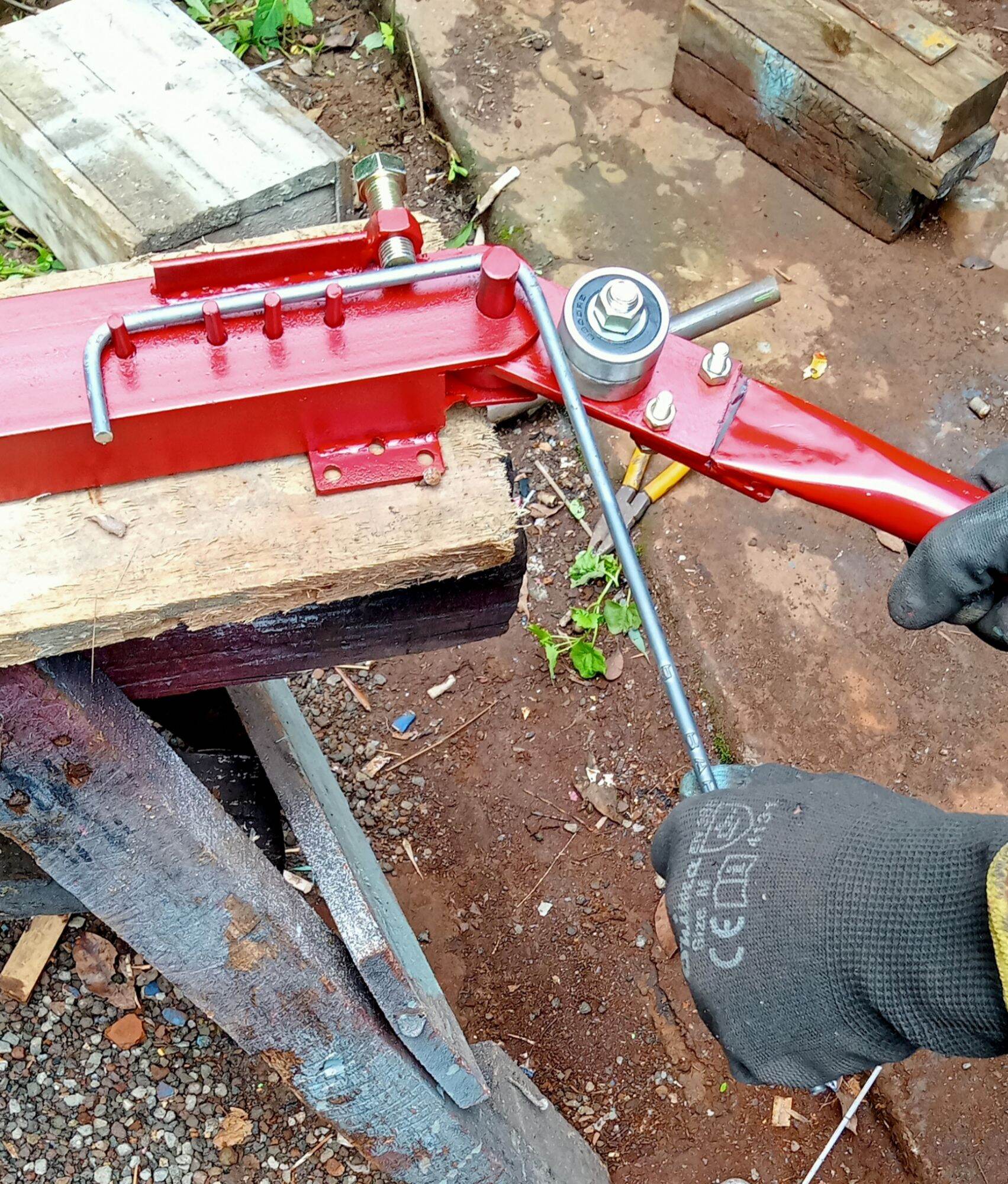 alat bending besi kunci besi behel kunci besi pembuat cincin cor alat ...