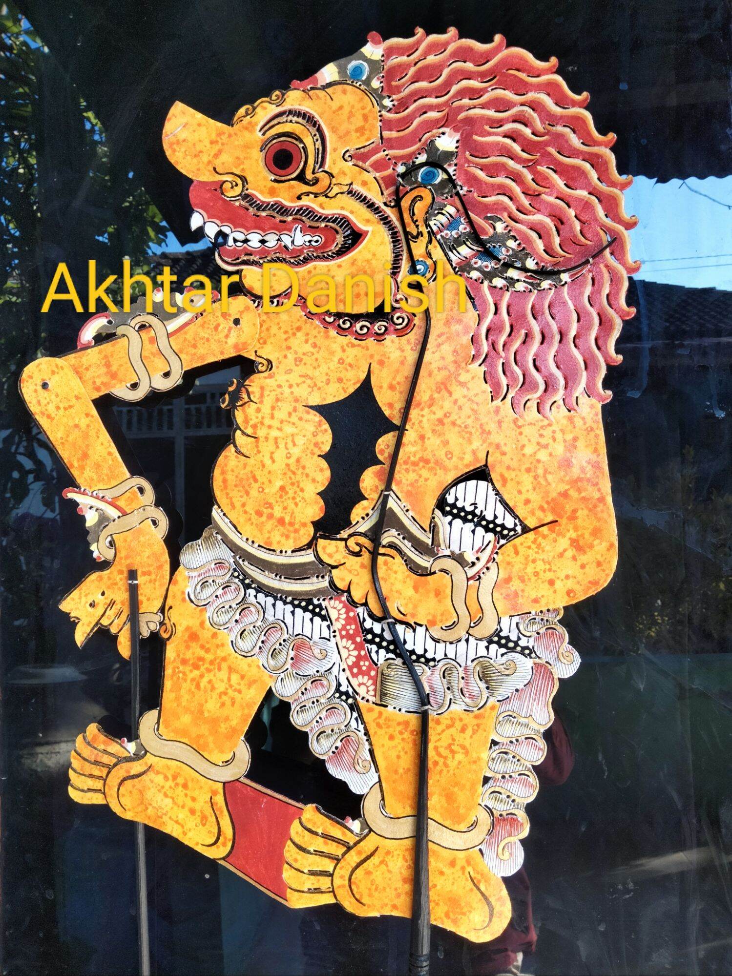 wayang kulit buto rambut geni//kulit sapi asli//kualitas bagus//ukuran ...