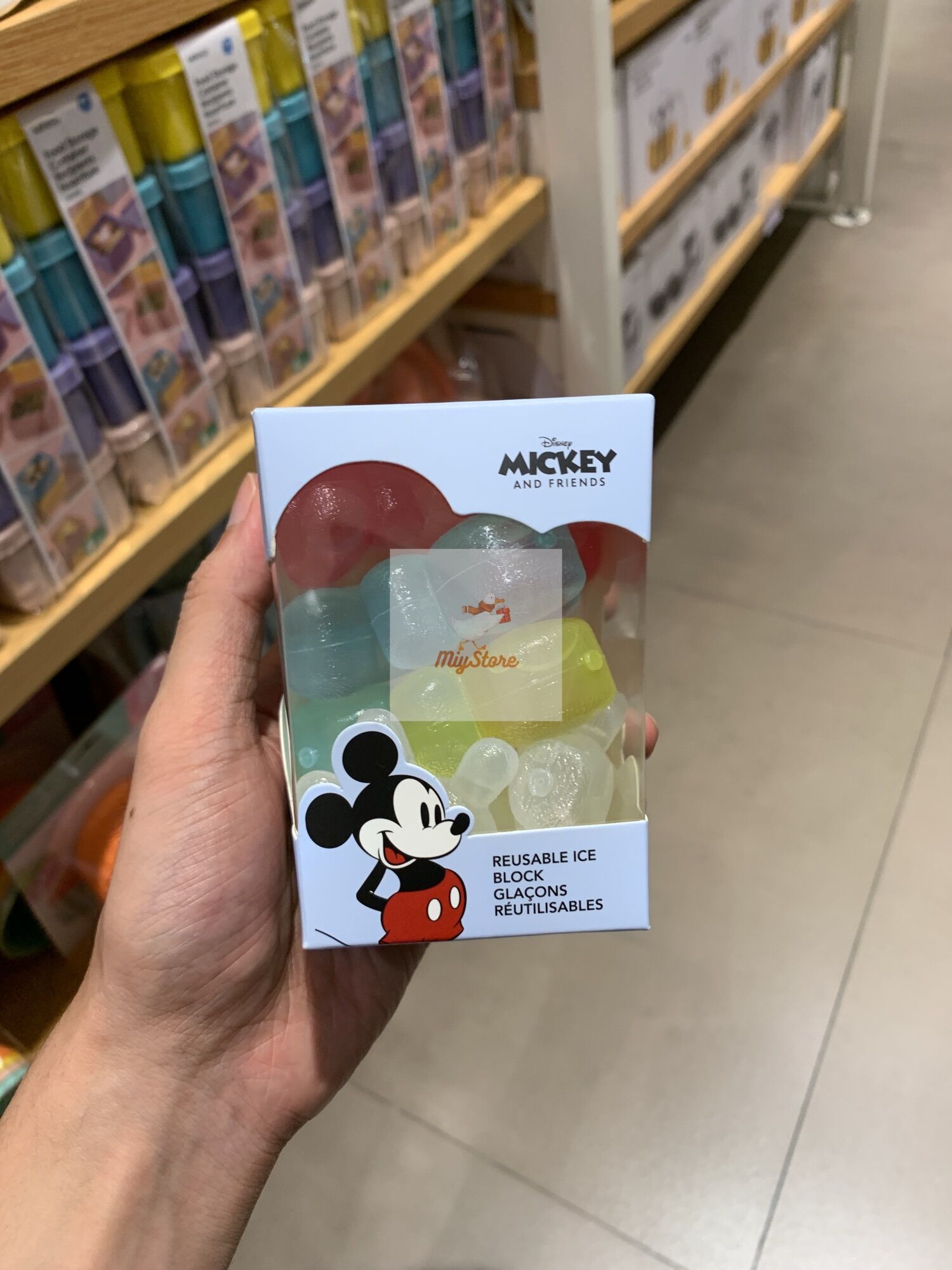 MINISO Es Batu Gak Bisa Habis Mickey Reusable Ice Block Isi 12pcs ...