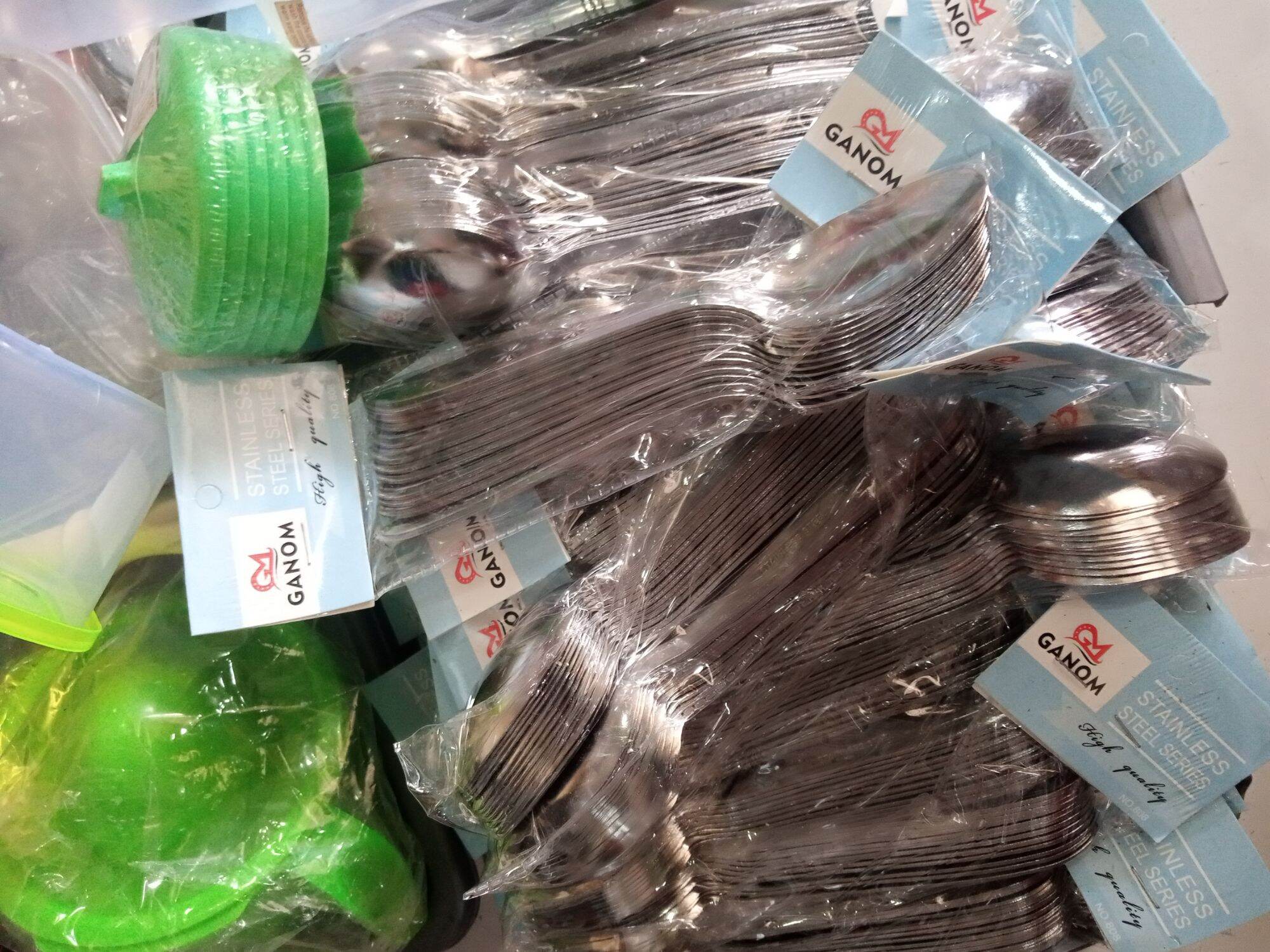 sendok makan stainlesa ganom isi 12 pcs | Lazada Indonesia