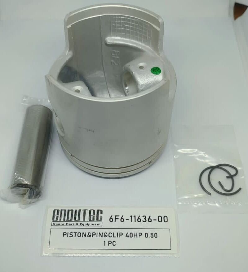 PISTON & CLIP & PIN 40PK (STD) 6F6-11631-00 SPAREPART MESIN TEMPEL ...