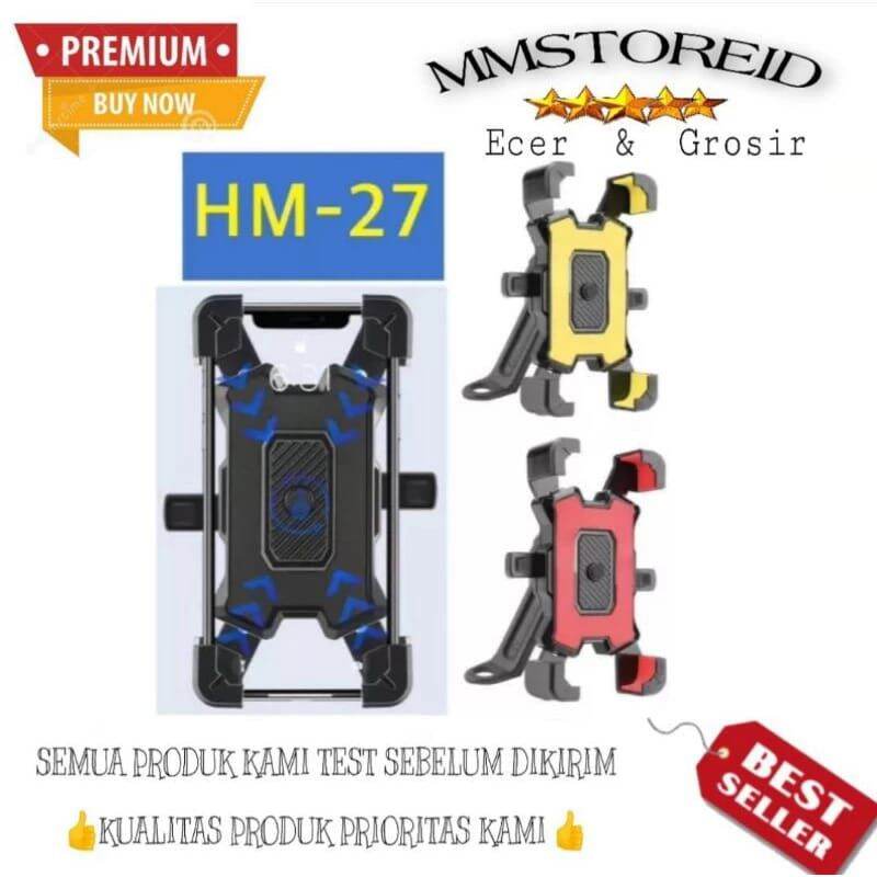 MM - Holder Spion Motor HM 20 HM-20 Phone Stand Handphone / Senderan Dudukan Hp Alat Penyangga ...