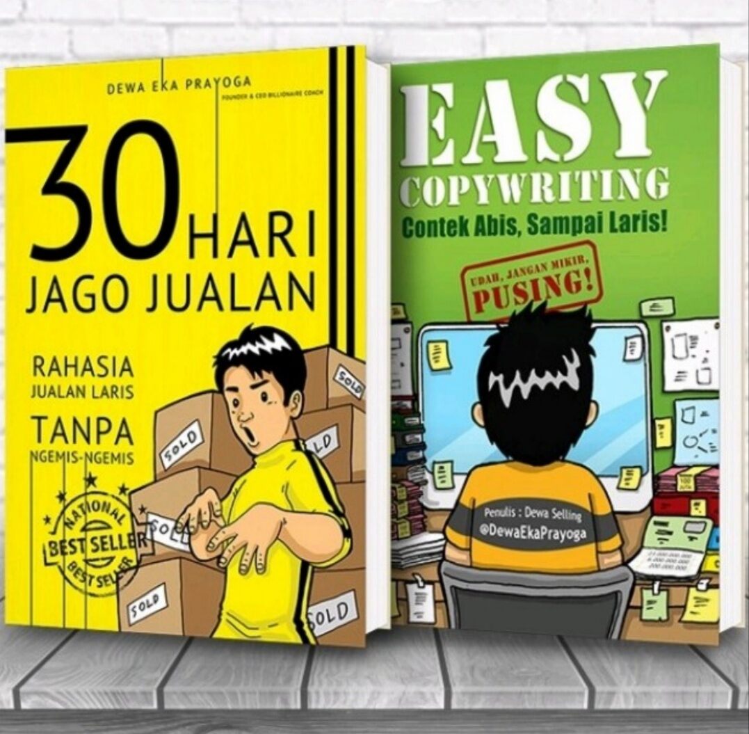 paket 2 buku 30 HARI JAGO JUALAN & EASY COPYWRITING - dewa Eka Prayoga ...