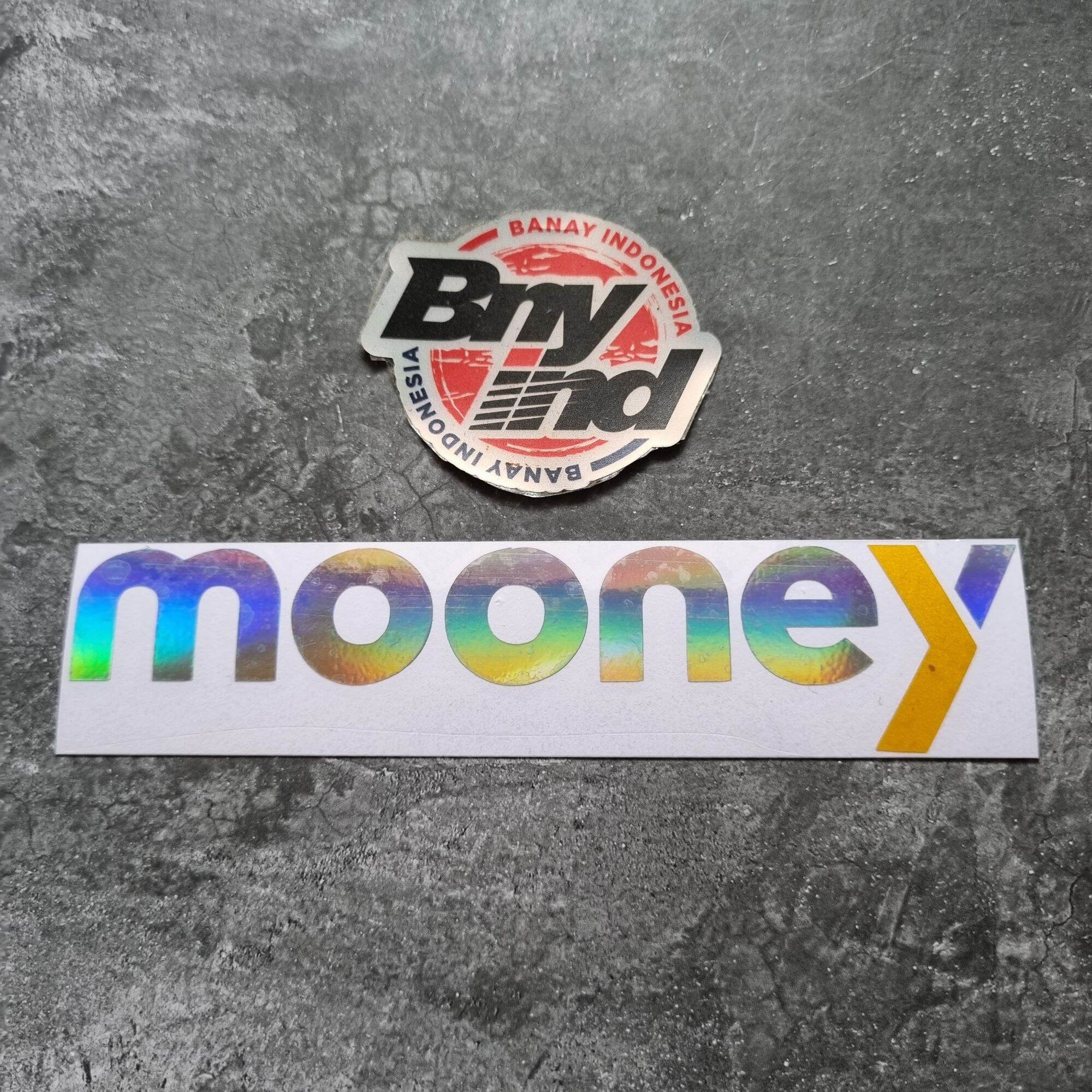 STICKER Stiker MOONEY Cutting | Lazada Indonesia