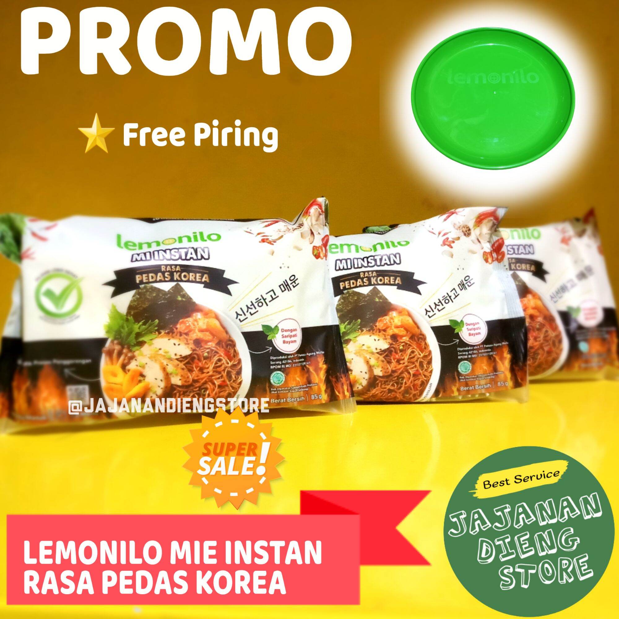 Lemonilo Mie Pedas Korea 1 Dus Isi 20 bungkus | Lazada Indonesia