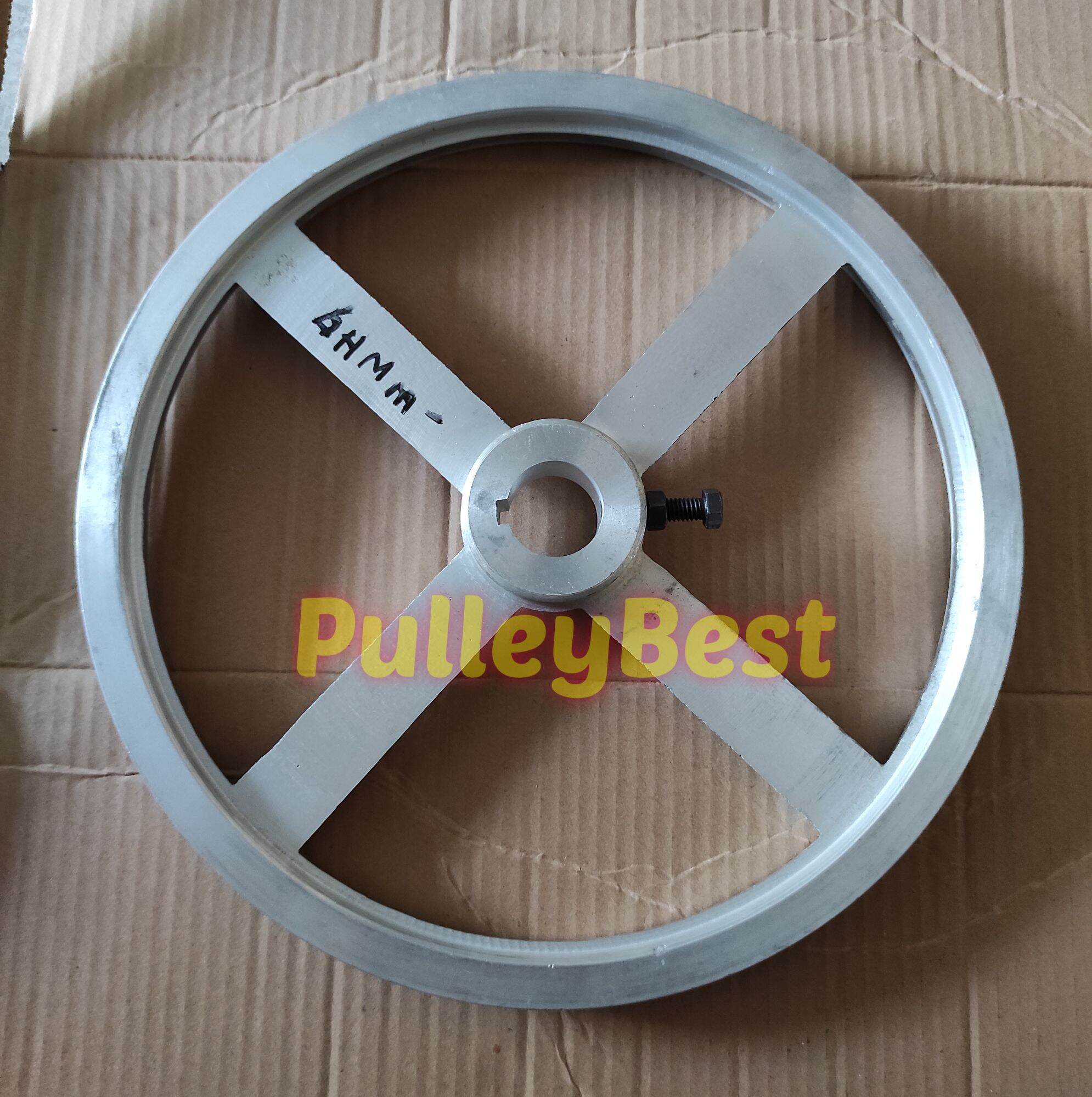 Pulley pully 12 inch as 30 mm jalur B1 poly pully alumunium | Lazada ...