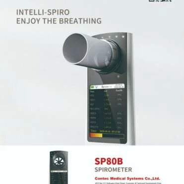 SP80B Bluetooth Digital Spirometer Lung Function Breathing Pulmonary ...