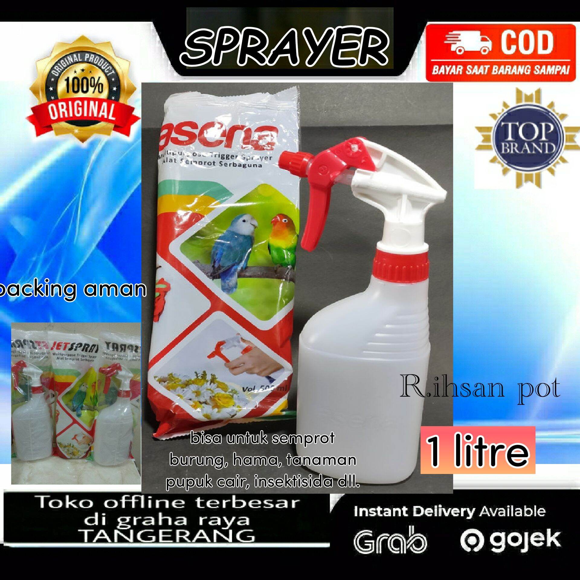 Sprayer Asena 1 liter Alat Semprotan Burung Hama Pupuk dll | Lazada ...