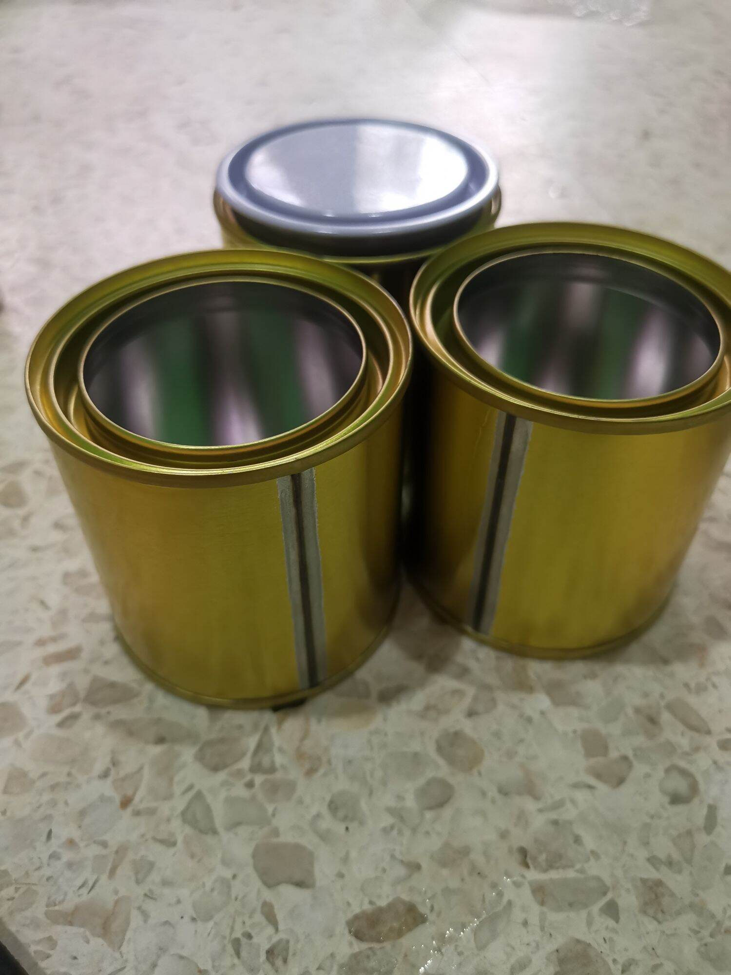 Kaleng Kosong 200cc (1/4 Kg) / Kaleng Baru / Kaleng Cat 200cc | Lazada ...