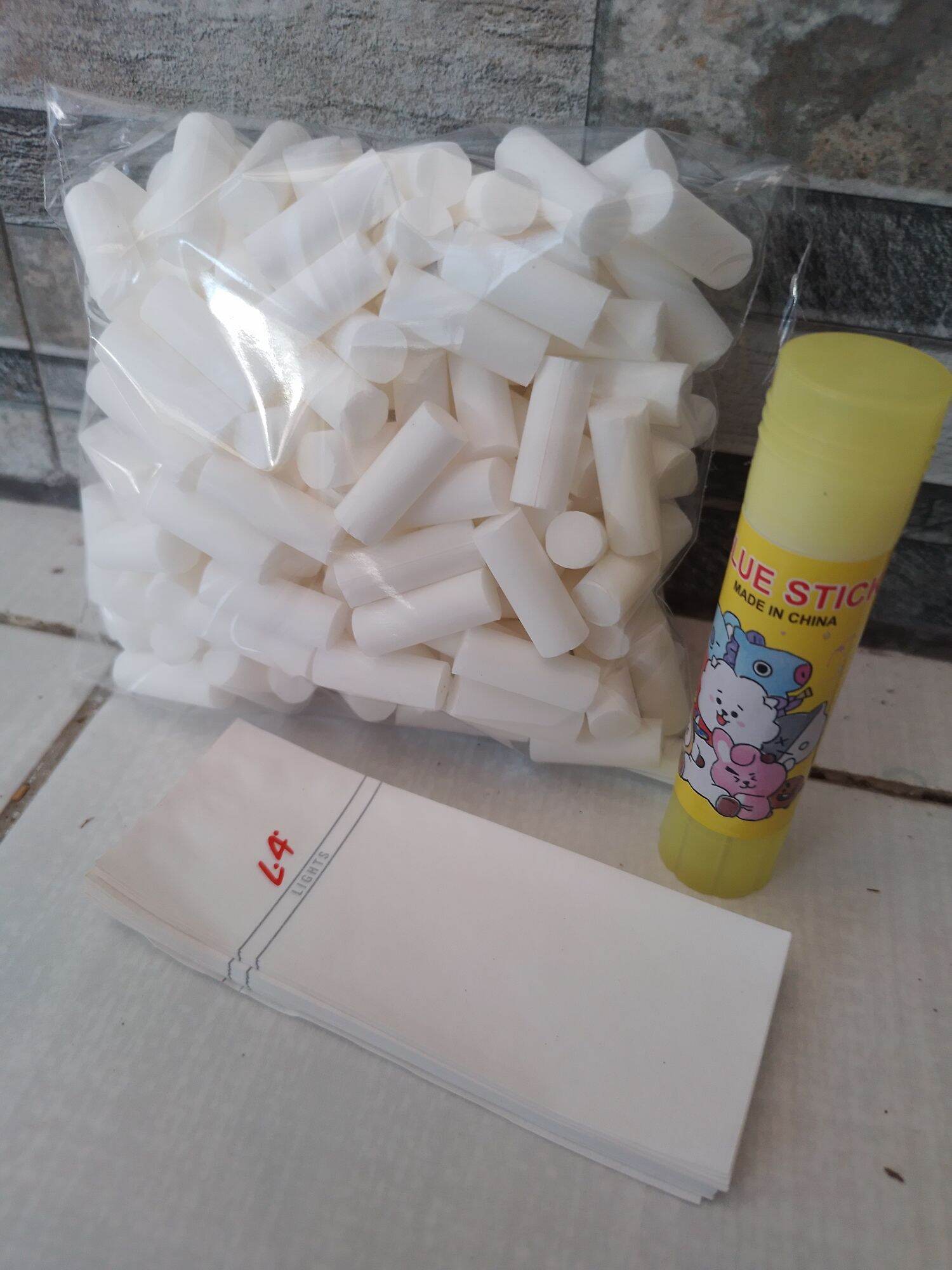 paket linting gabus 25g.kertas 15g.lem kecil | Lazada Indonesia