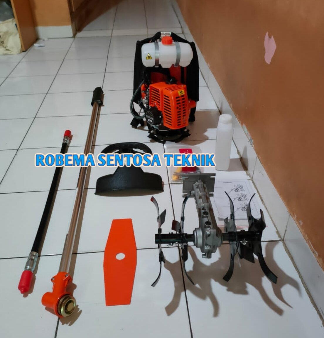 MESIN POTONG RUMPUT DAN PENGGEMBUR TANAH 2 IN 1 BRUSH CUTTER 2 TAK ...