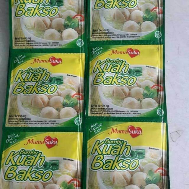 Bumbu Kuah Bakso Rasa Daging Bakso 1 Rcg (12pc x 8g) | Lazada Indonesia