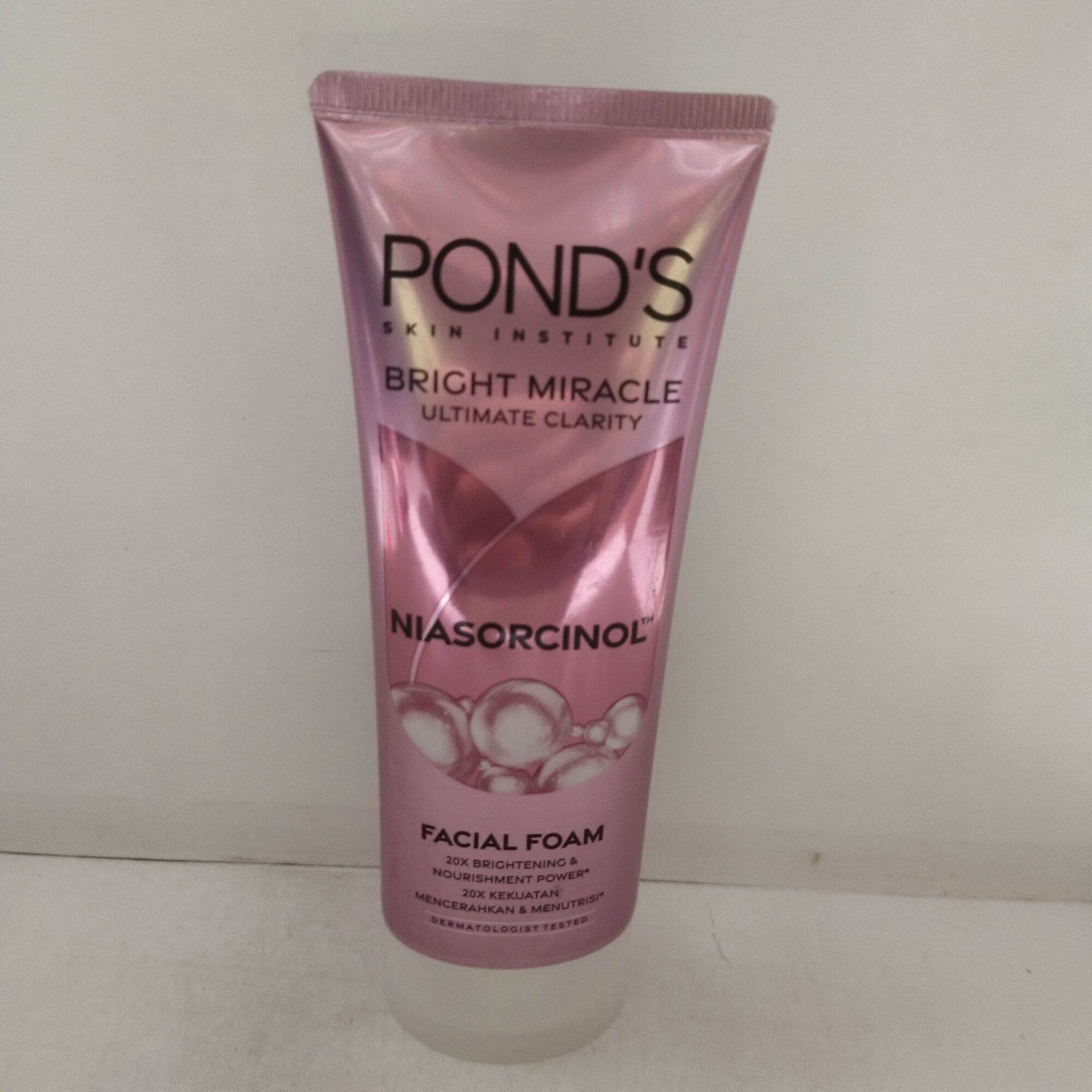 Pond Bright Miracle Facial foam 100g Ultimate Clarity NIASORCINOL ...