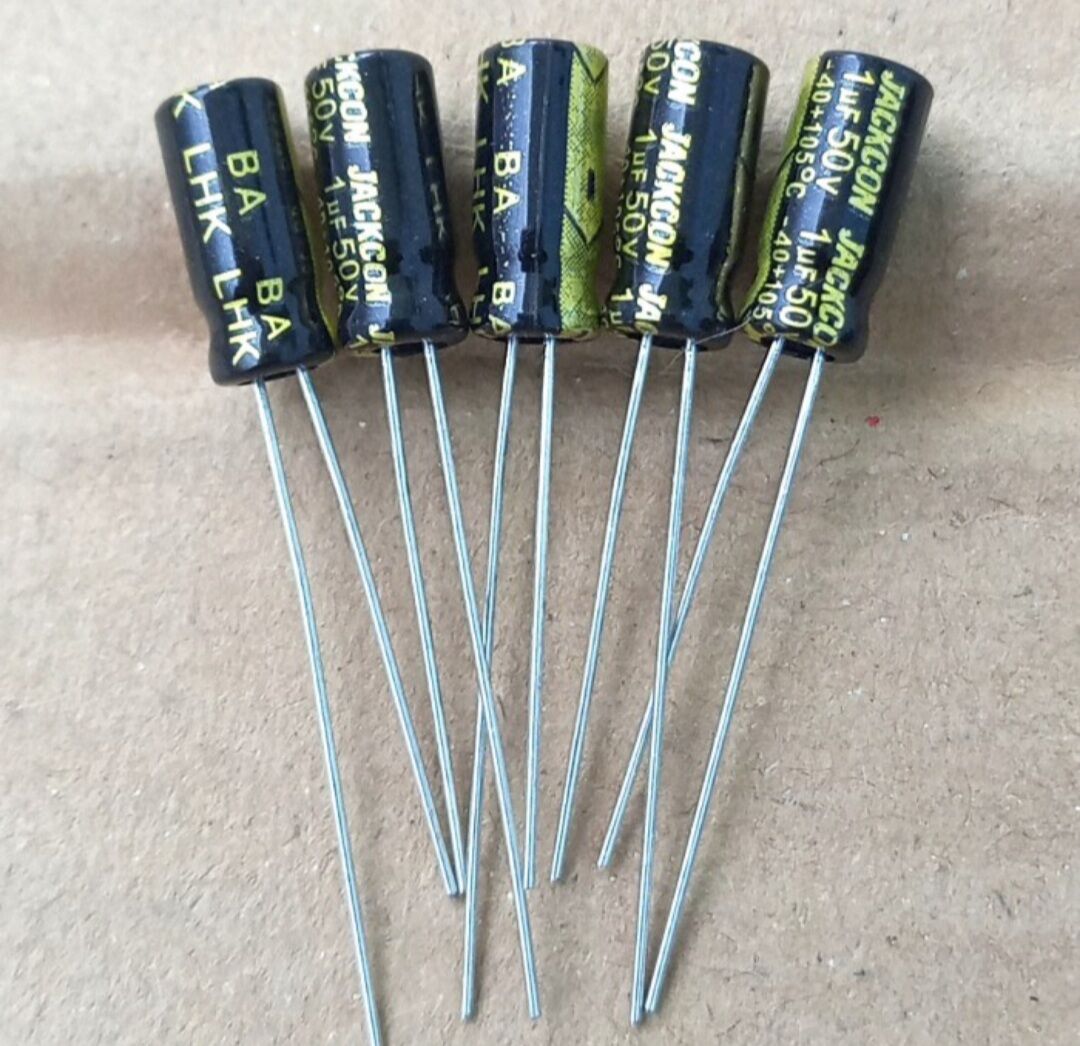 Capasitor Elco 50V 1uf jackcon ( 5pcs ) | Lazada Indonesia