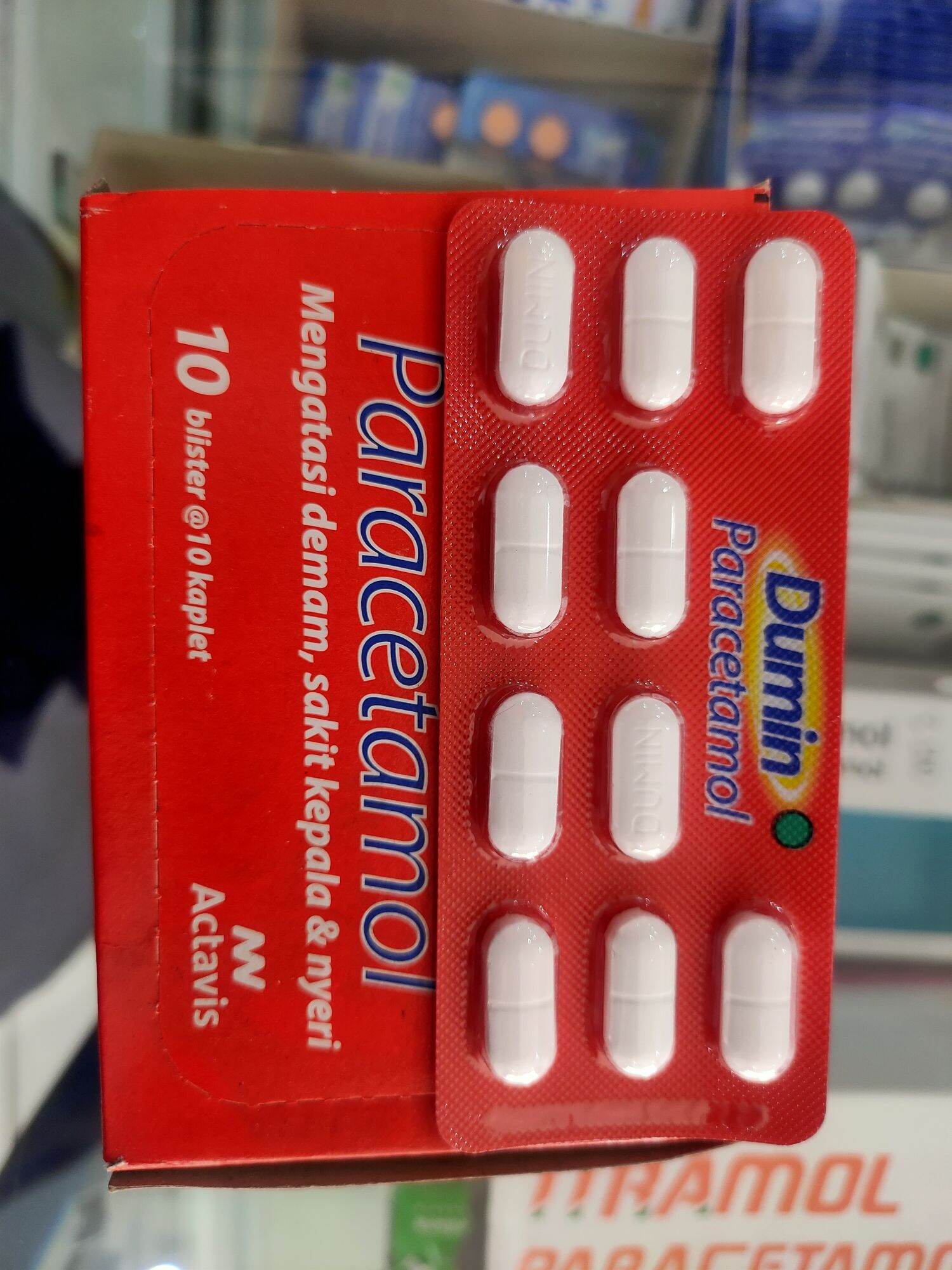 Dumin tablet (paracetamol 500mg) | Lazada Indonesia