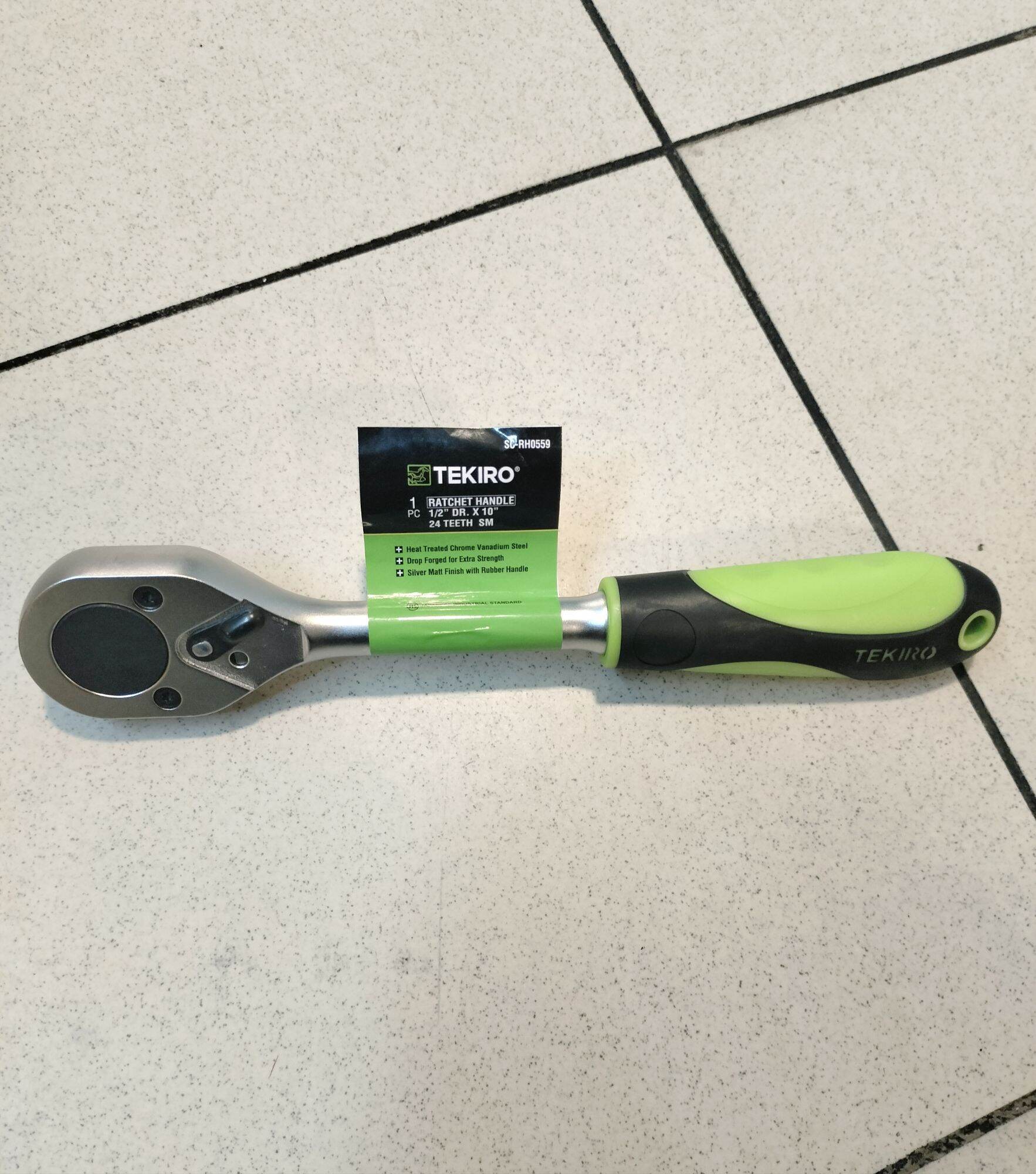 Tekiro Gagang kunci Shock Ratchet 1/2" x 10" Inch/Hendel Ratchet ...