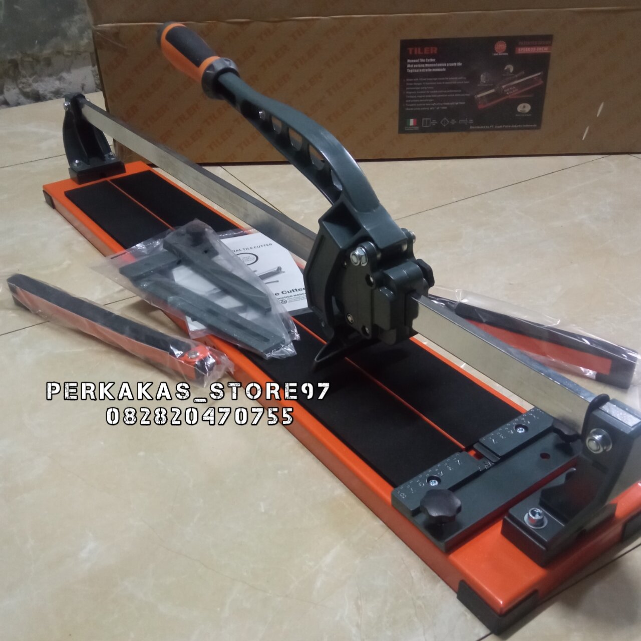 Tile cutter 80 cm alat potong keramik granit manual 800mm TILER 3B ITALY good quality | Lazada ...
