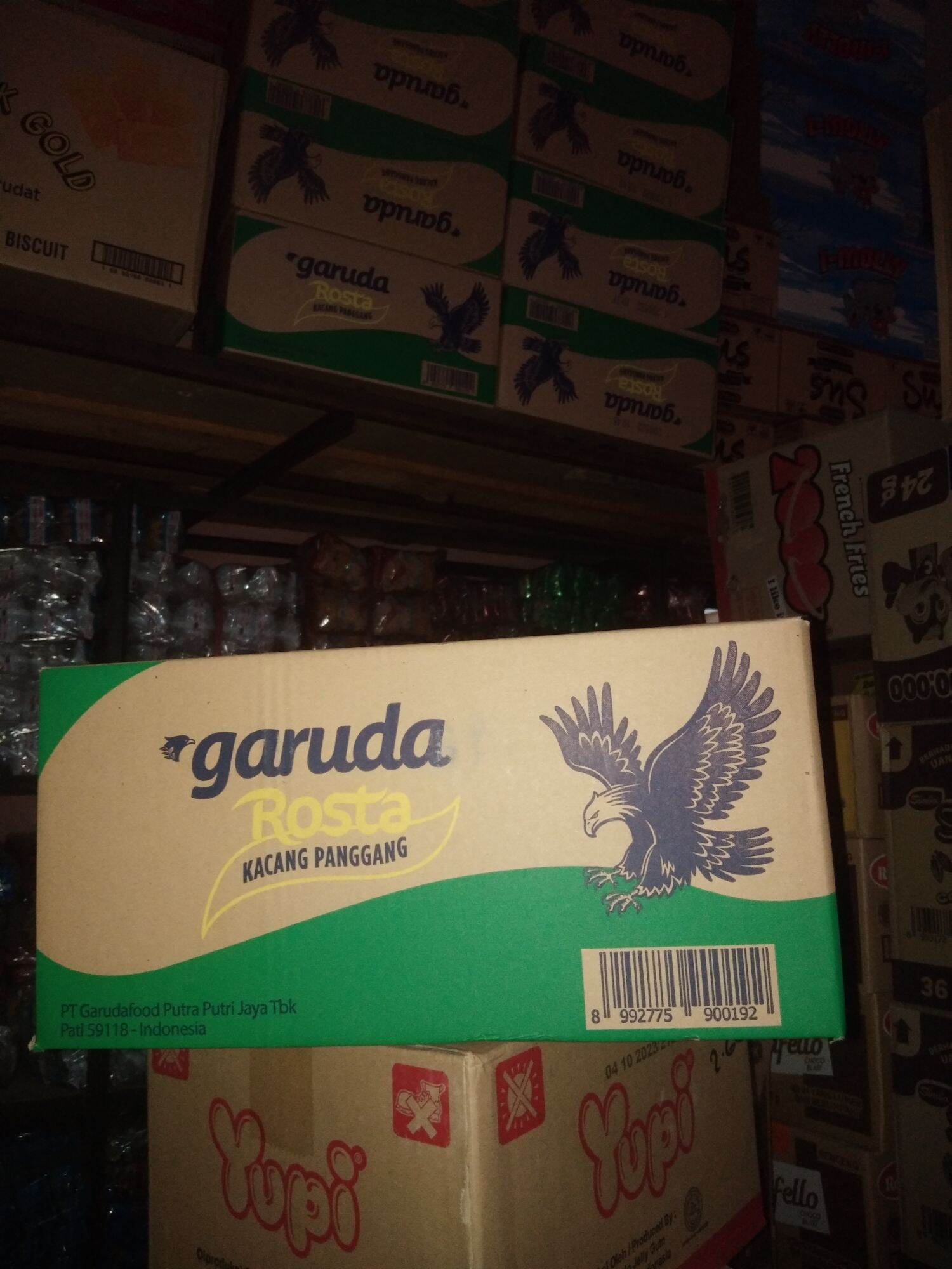 Garuda Rosta Kacang Panggang 1 dus isi 120 bungkus | Lazada Indonesia