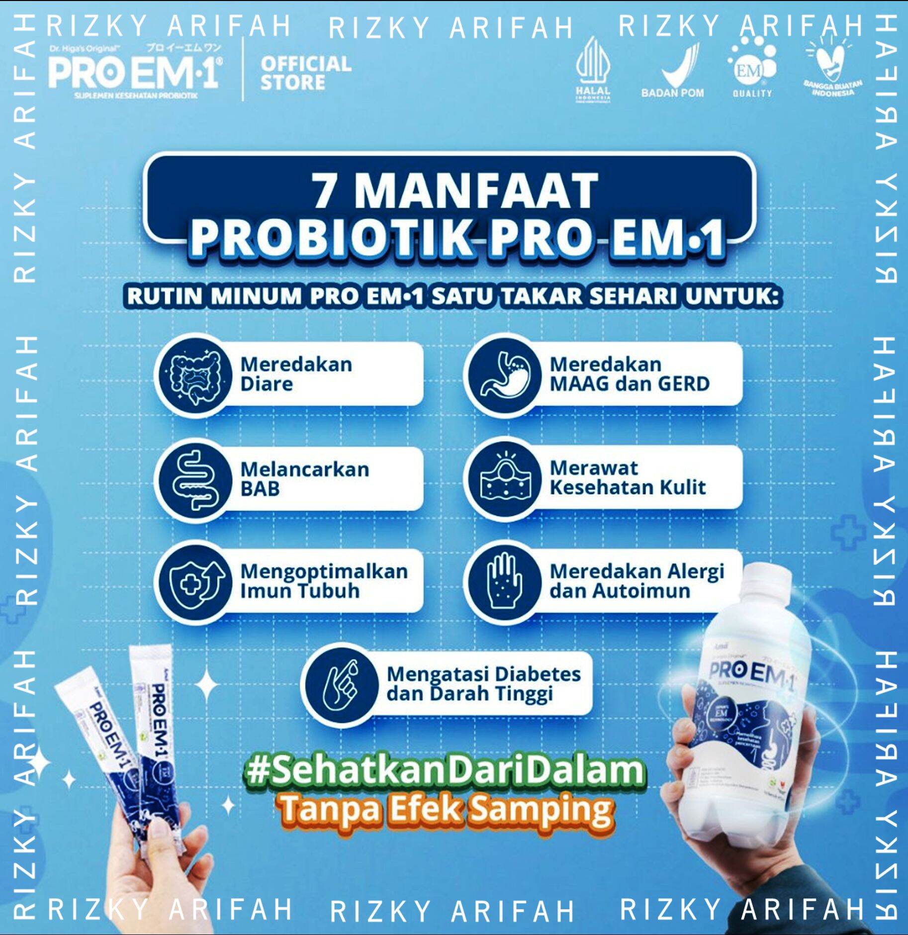 PROEM.1 Probiotik Kesehatan untuk Gerd, Maag dan Kesehatan pencernaa ...