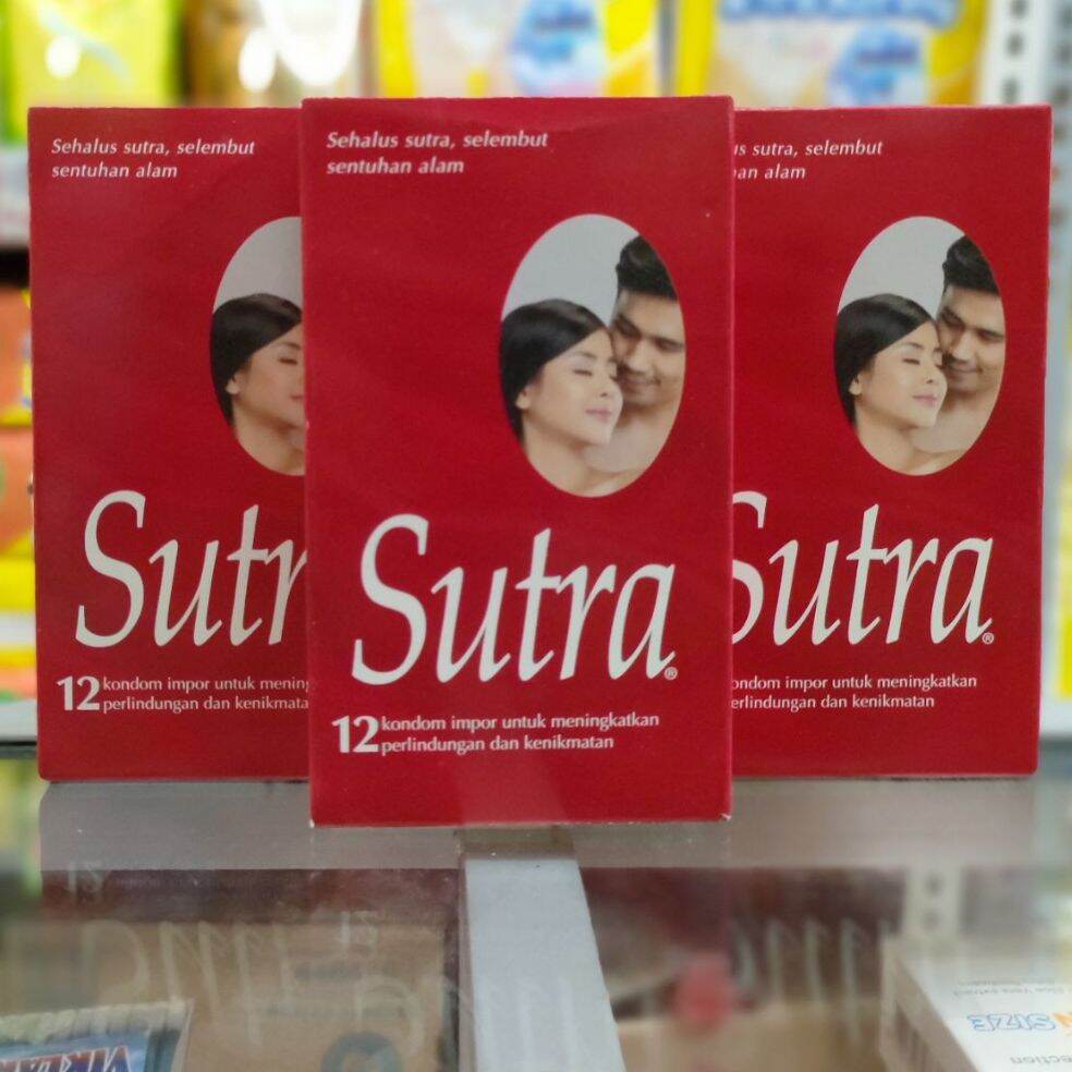 KONDOM SUTRA MERAH ISI 12 PC / SUTRA KONDOM IMPOR MERAH 12 SACHET ...