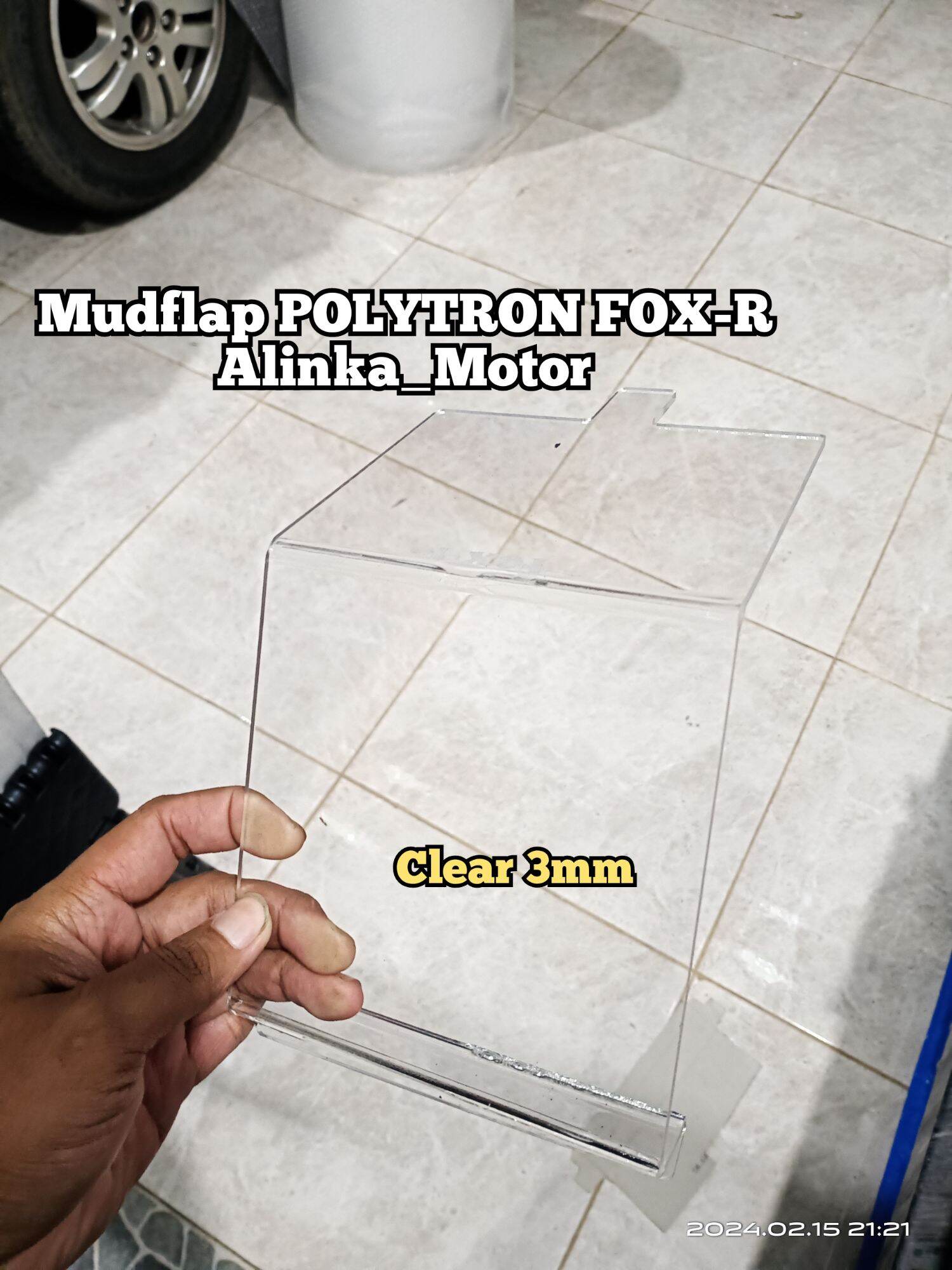 Mudflap POLYTRON FOX R penahan lumpur Baterai | Lazada Indonesia