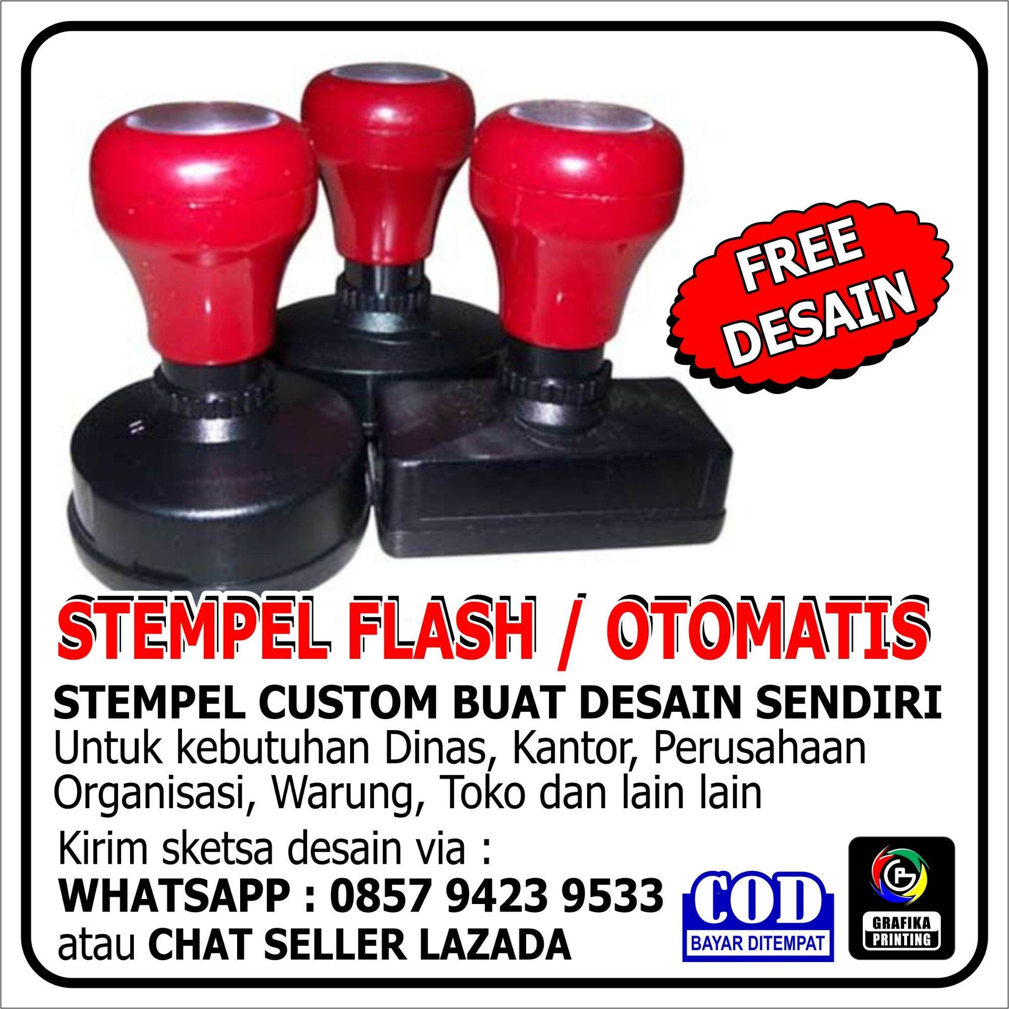 STEMPEL OTOMATIS MINI BULAT UKURAN 2.8CM | Lazada Indonesia