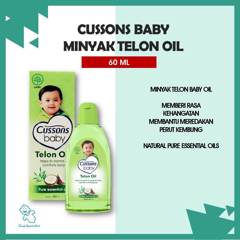 cussons baby telon oil plus 60 ml cussons minyak telon perlindungan 8 ...